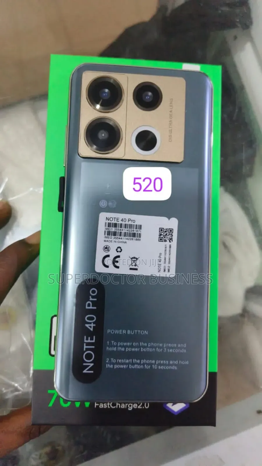Infinix Note 40 Pro 256 GB Black in Ablekuma - Mobile Phones, Martin ...
