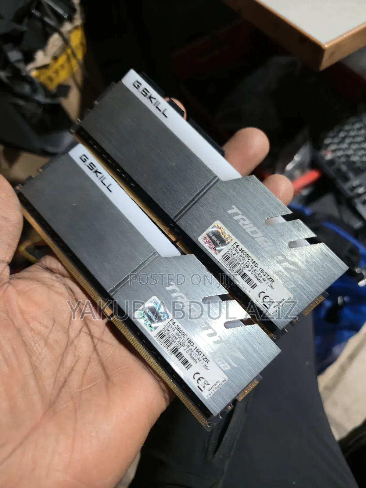 RGB 16gig Ram Ddr4 3600ghz in Kumasi Metropolitan - Computer Hardware ...