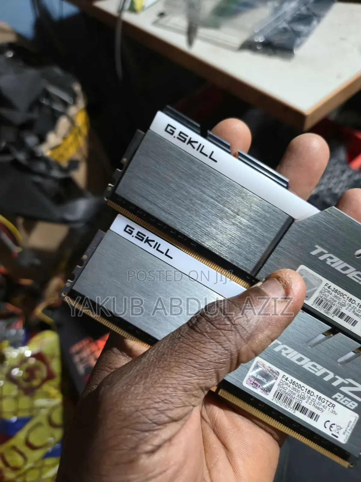 RGB 16gig Ram Ddr4 3600ghz in Kumasi Metropolitan - Computer Hardware ...