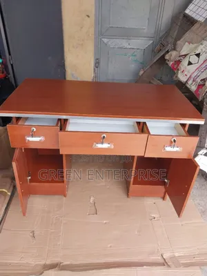 Durable Wooden Study / Office Table With Storage Cabinets in Kaneshie ...