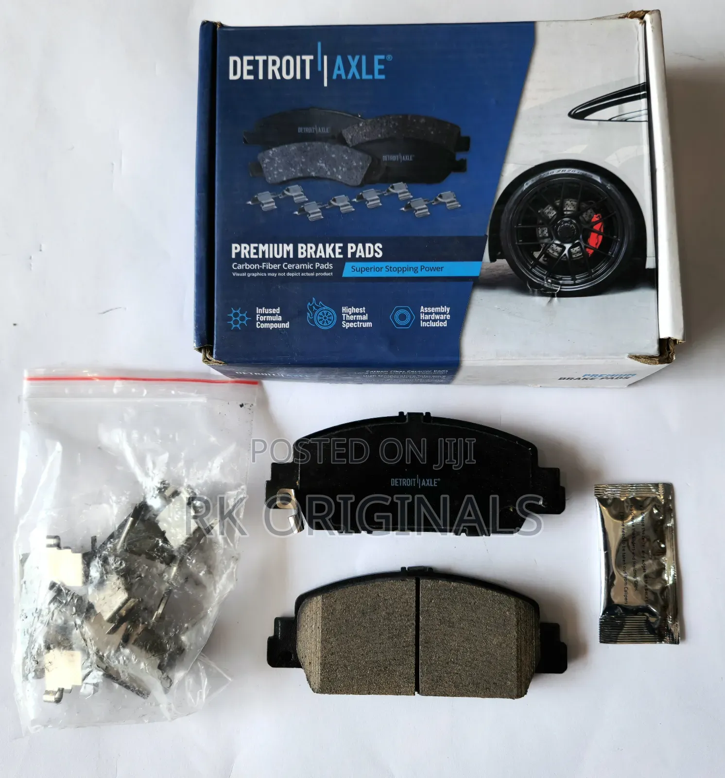 Accord 13-25/Hr-v 16-22 Detroit Axle Carbon Fibre Ceramic Front Pad in ...