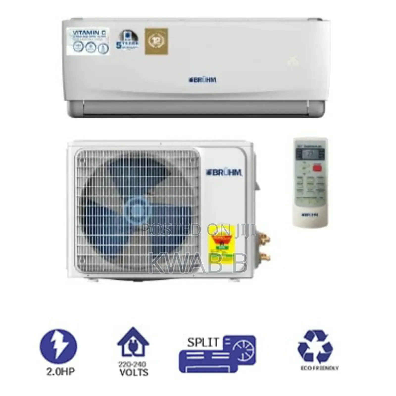 Bruhm 2.0hp Inverter Air Conditioner in Accra Metropolitan - Home ...