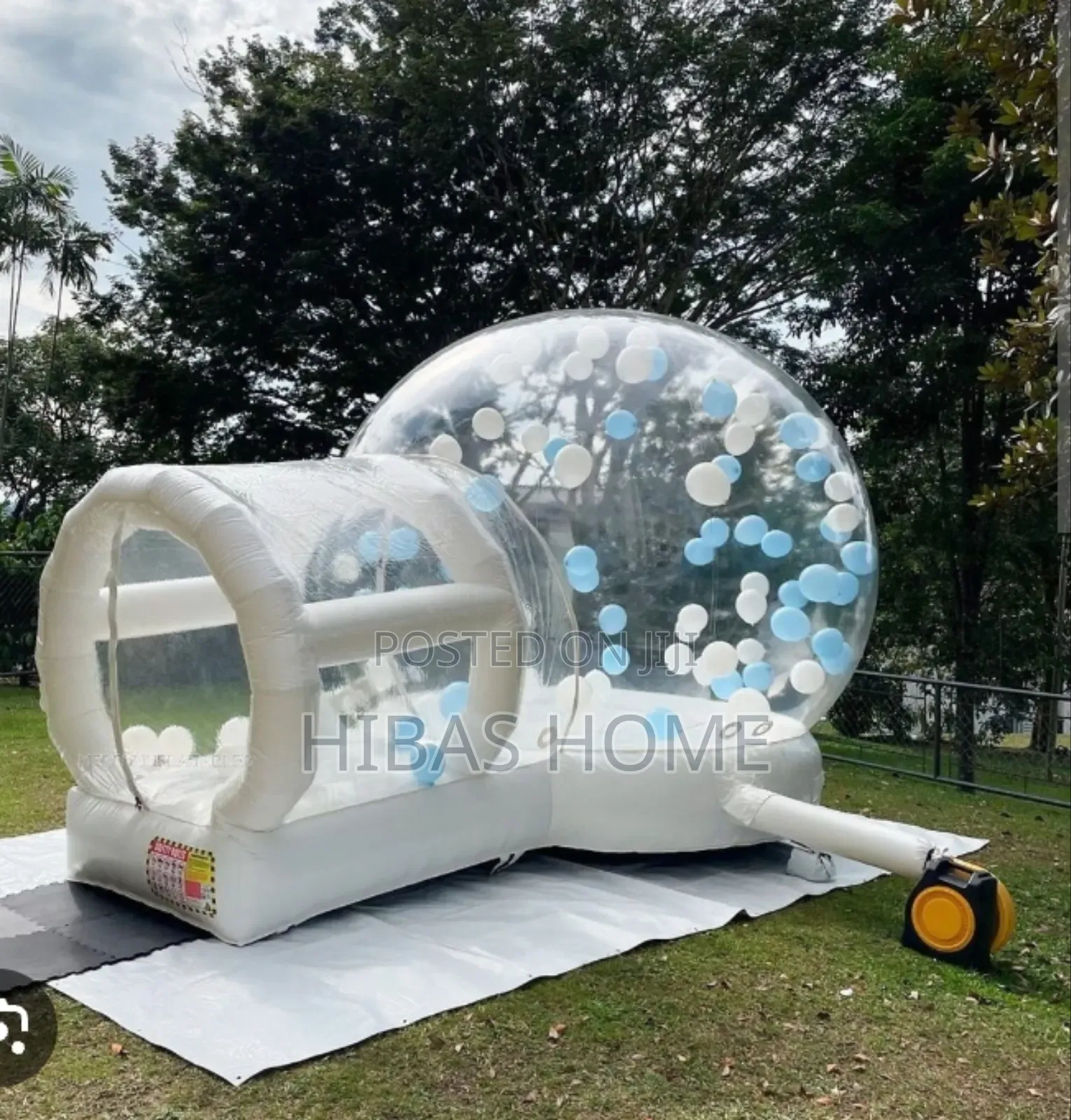 Big Inflatable Bubble House Bouncy Castle Blower Balloon House in Dome ...