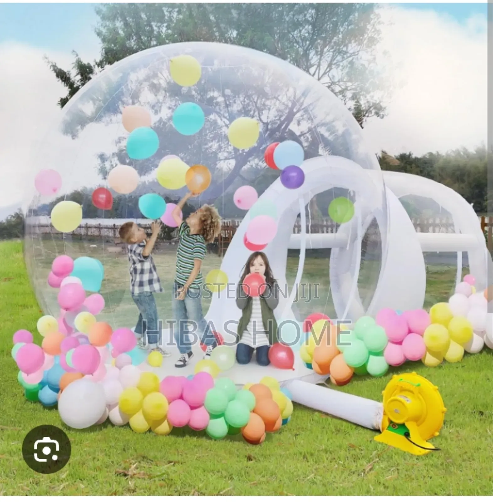 Inflatable Bounce House With Blower Bubble House Balloon Ball in Dome ...