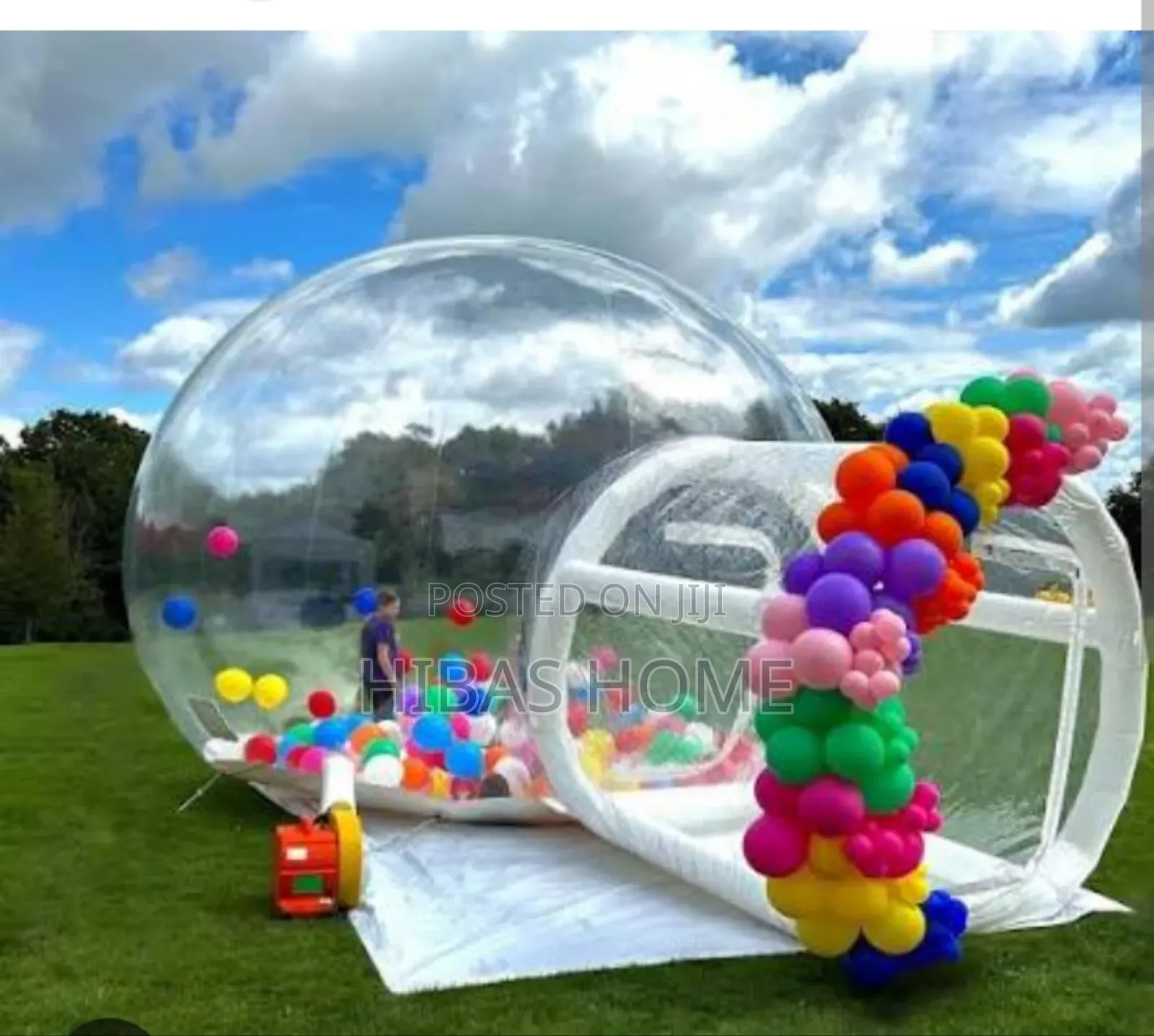 Inflatable Bounce House With Blower Bubble House Balloon Ball in Dome ...