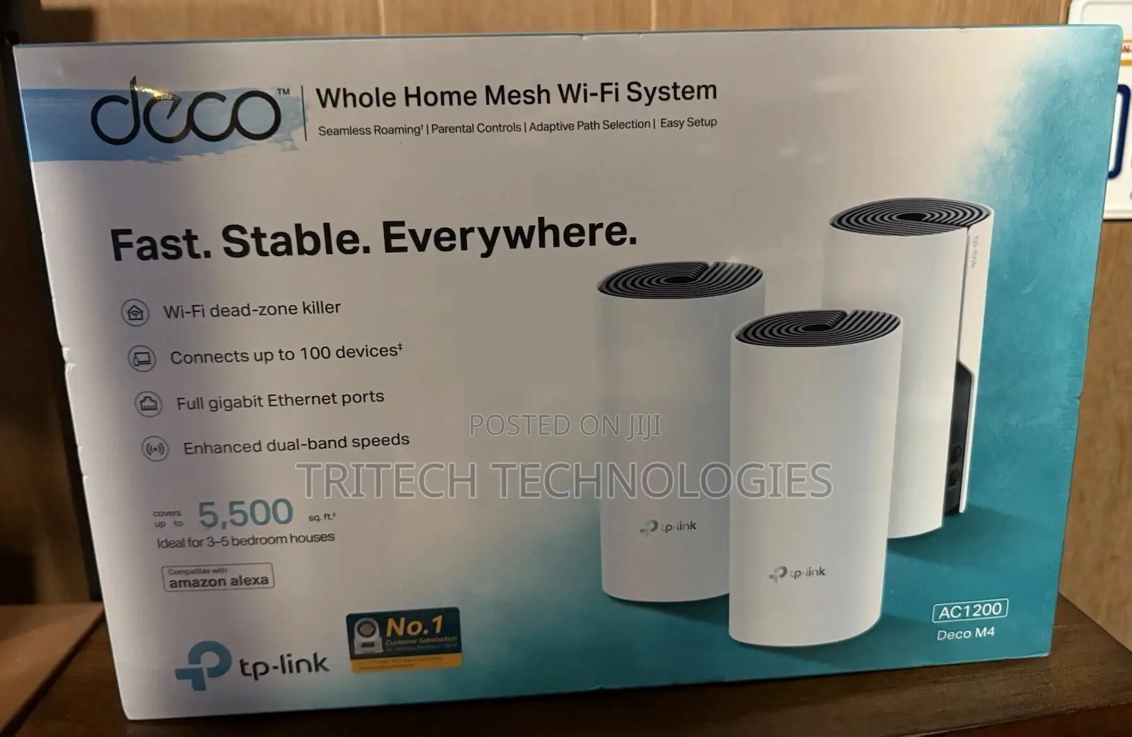 Tp-Link 3 in 1 Access Point Deco M4 Whole Home Mesh Wifi System in ...