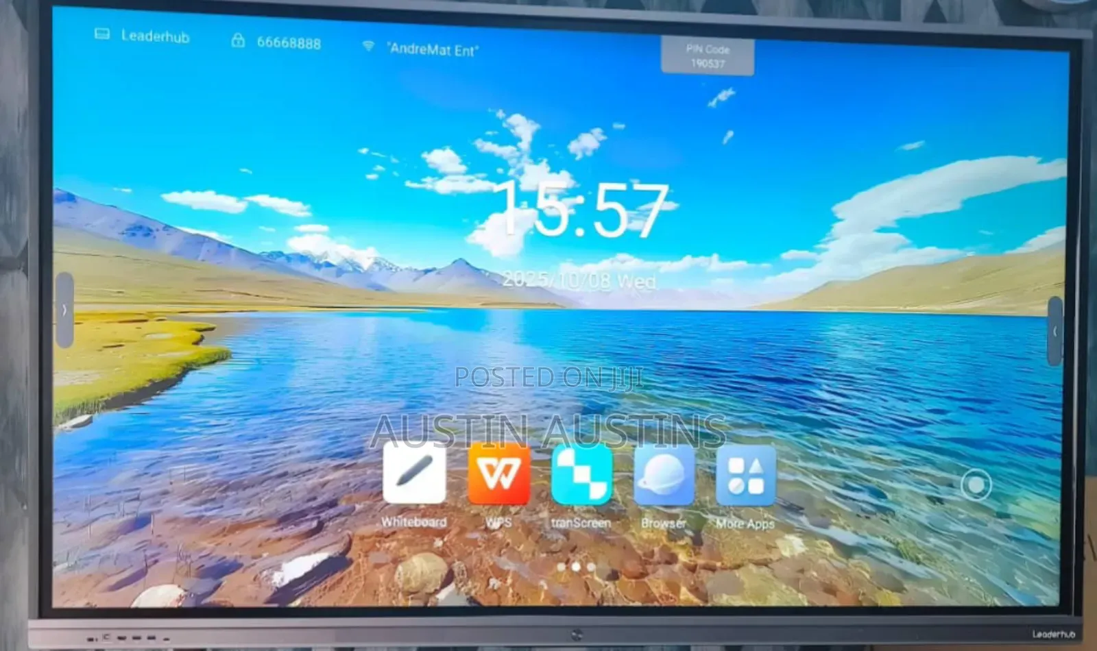 New 65 Inches Smart Interactive Board With Writing Pens and Camera in ...