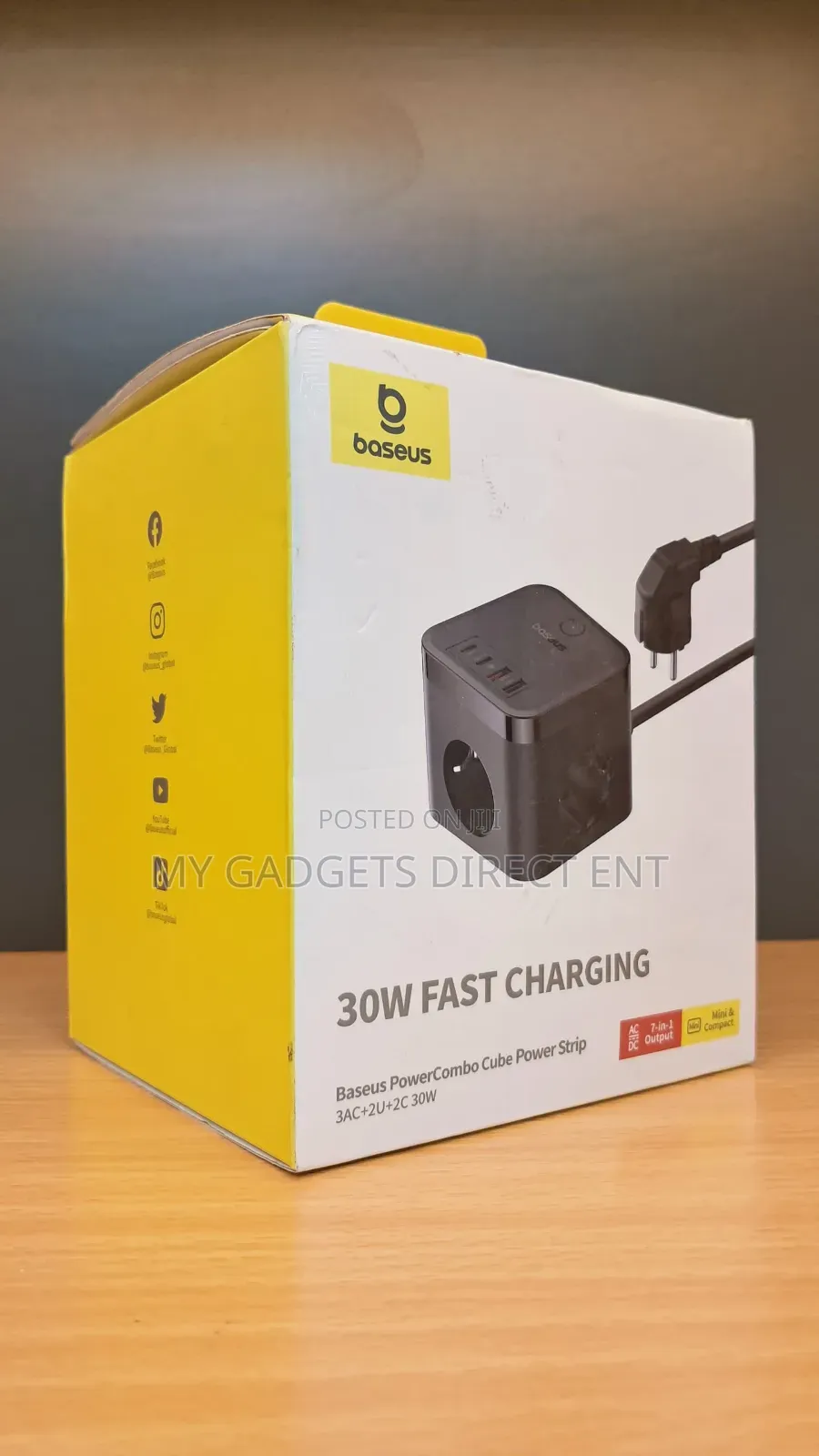 Baseus 30w Powercombo Cube Power Strip in Dansoman - Accessories for ...