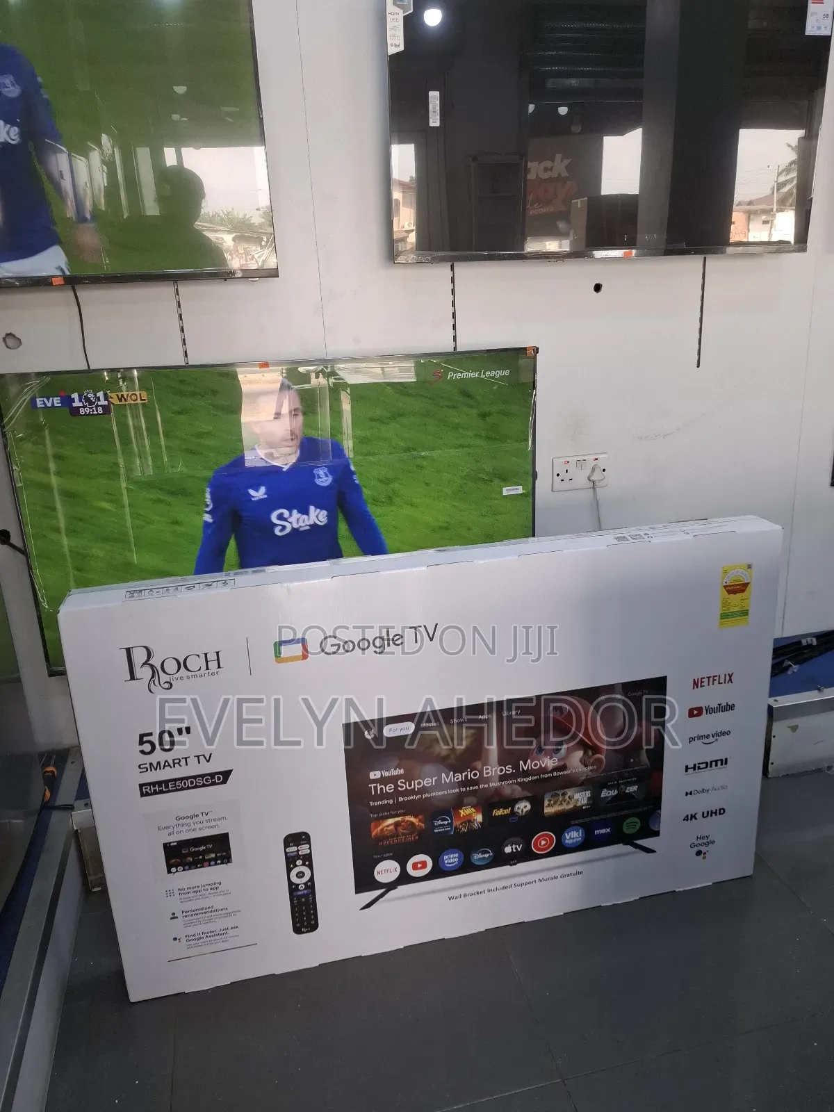 Affordable Roch 50 Inches Smart Google Tv Plus Free Wall Mount in ...