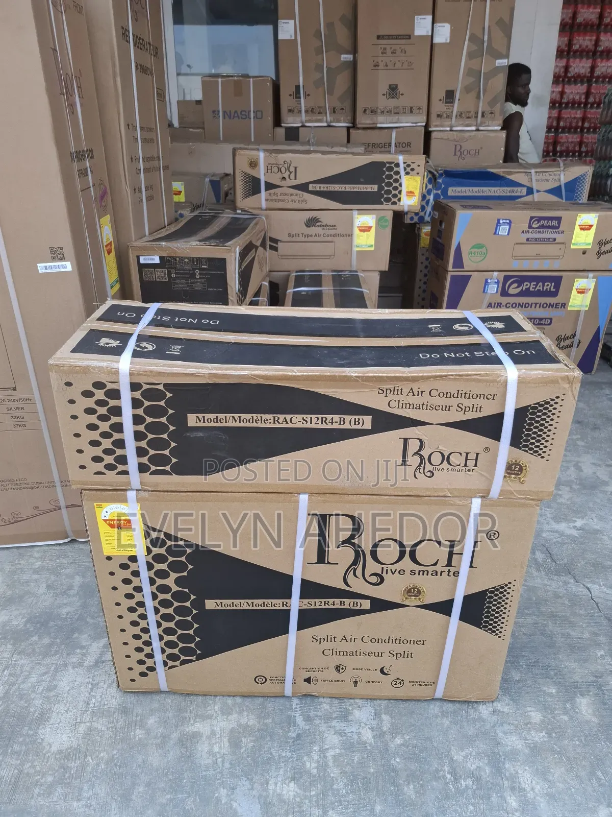 Low Noise of Roch Ac 1.5hp All Black Colour Going for Cool Price in ...