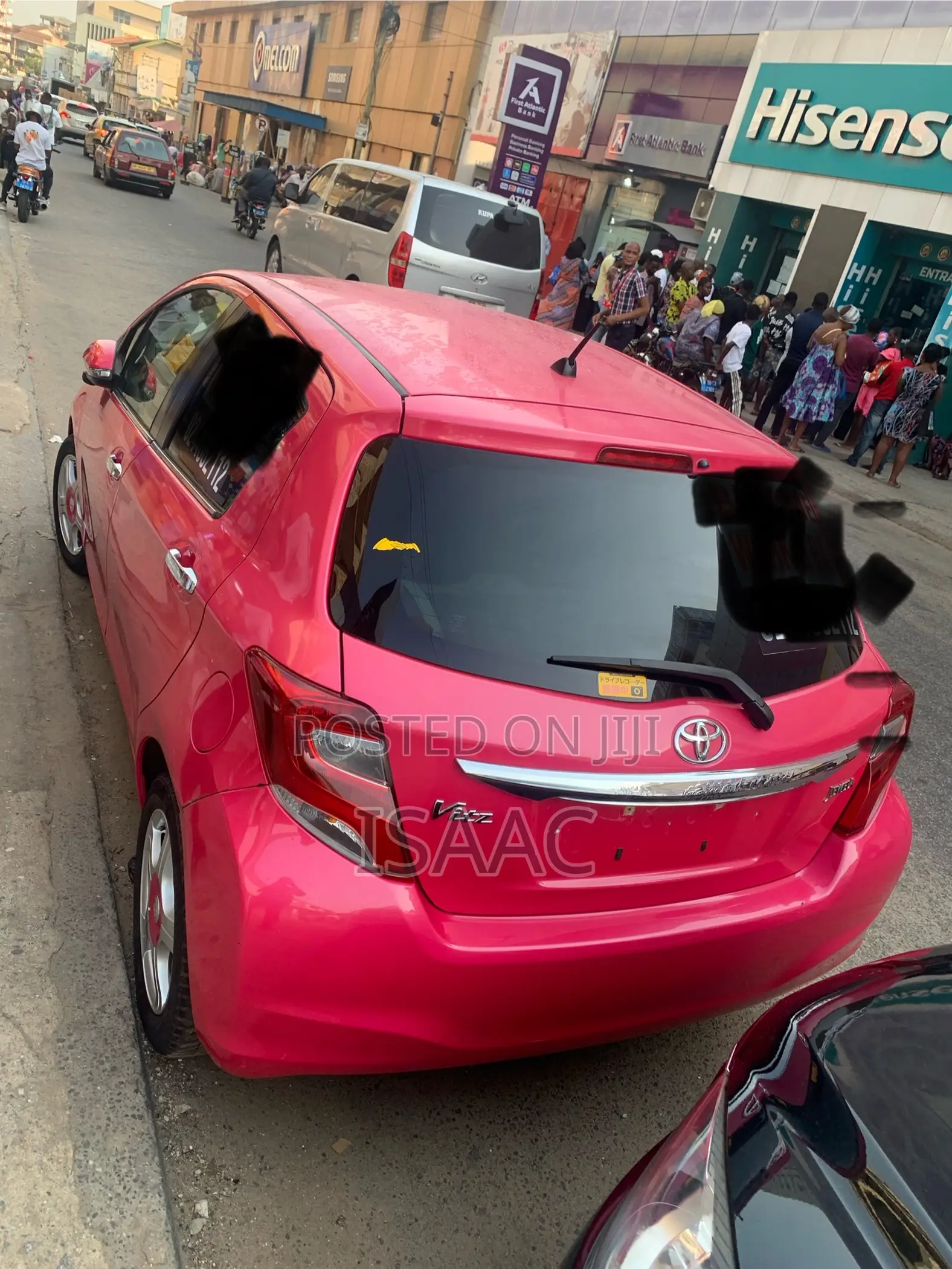 Toyota Vitz 2012 Red in Greater Accra - Cars, Isaac | Jiji.com.gh