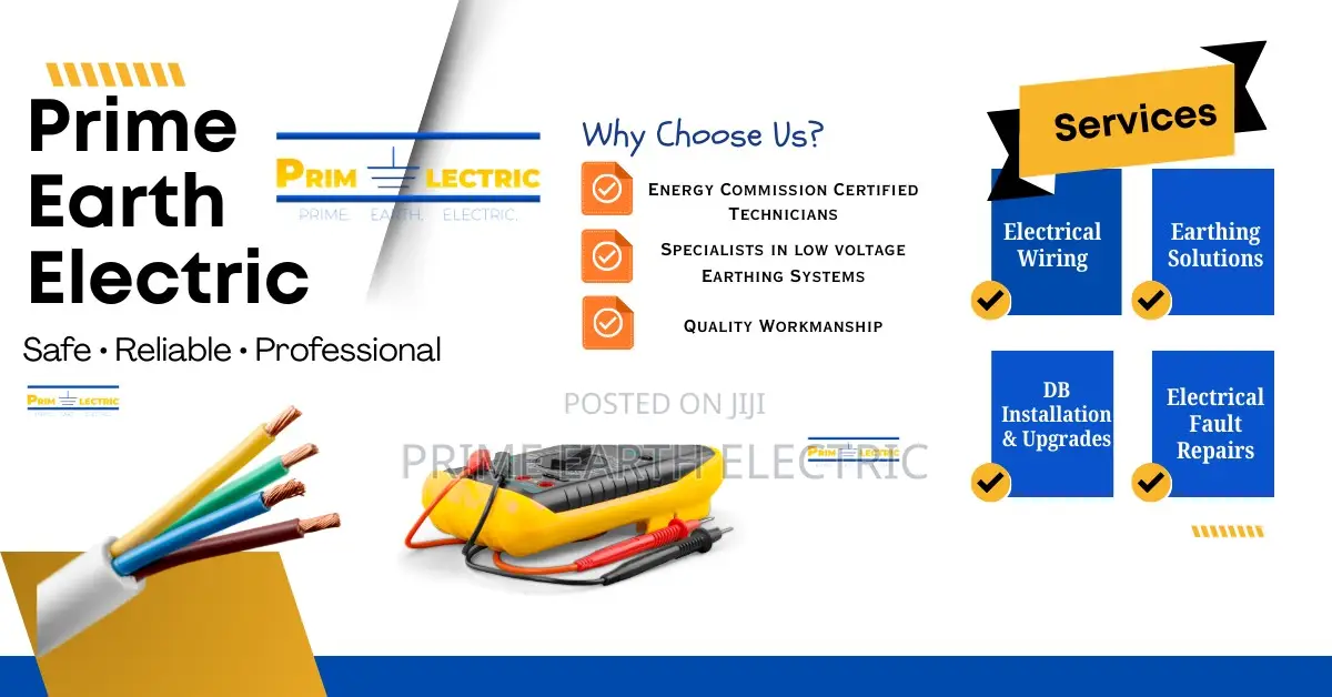 Electrical Contracting Services in Asuogyaman - Building & Trade Services, Prime Earth Electric ...