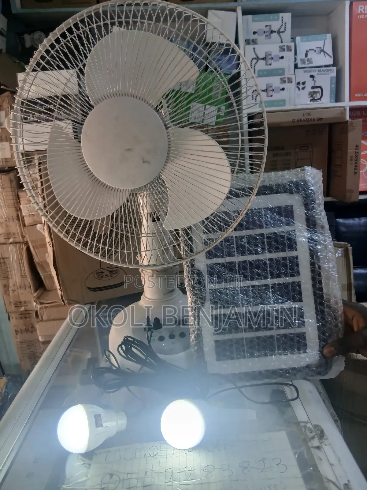 Chargeable Fan in Circle - Home Appliances, Okoli Benjamin | Jiji.com.gh