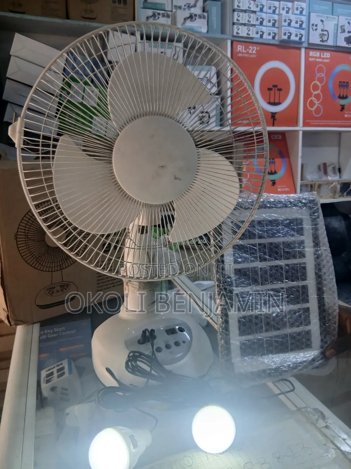 Chargeable Fan in Circle - Home Appliances, Okoli Benjamin | Jiji.com.gh