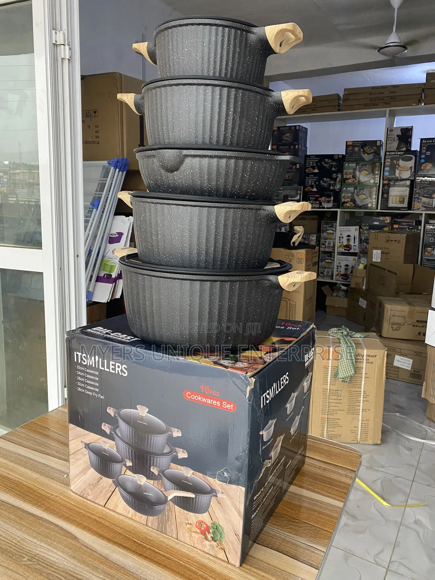 10pcs Non Stick With Deep Fried Pan in Pokuase - Kitchenware & Cookware ...