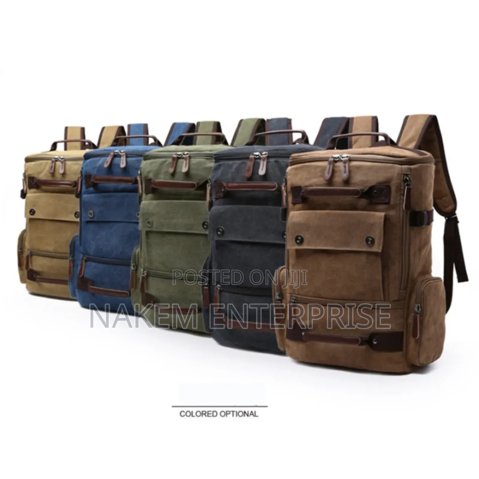 Omaya High Capacity Casual Canvas Travel Backpack Vintage for Unisex in ...