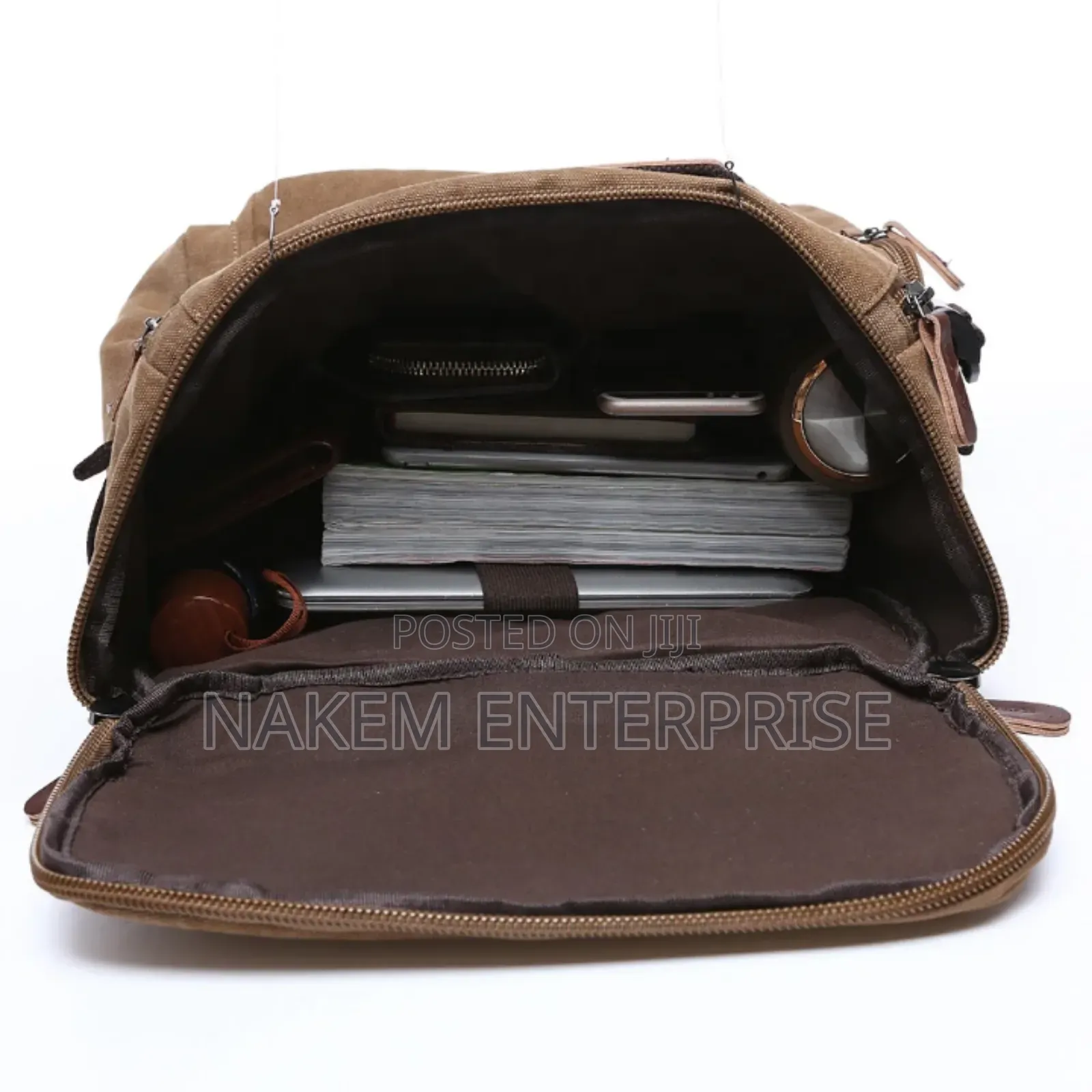 Omaya High Capacity Casual Canvas Travel Backpack Vintage for Unisex in ...