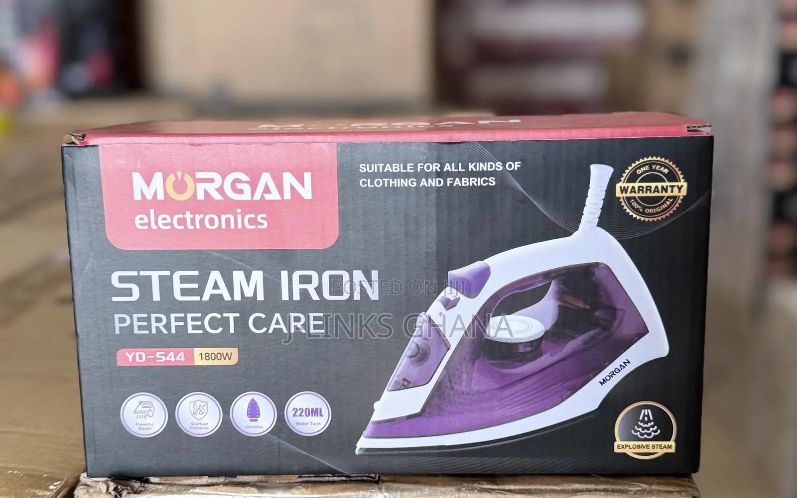Morgan 1800watts Electric Steam Iron in Kumasi Metropolitan - Home ...