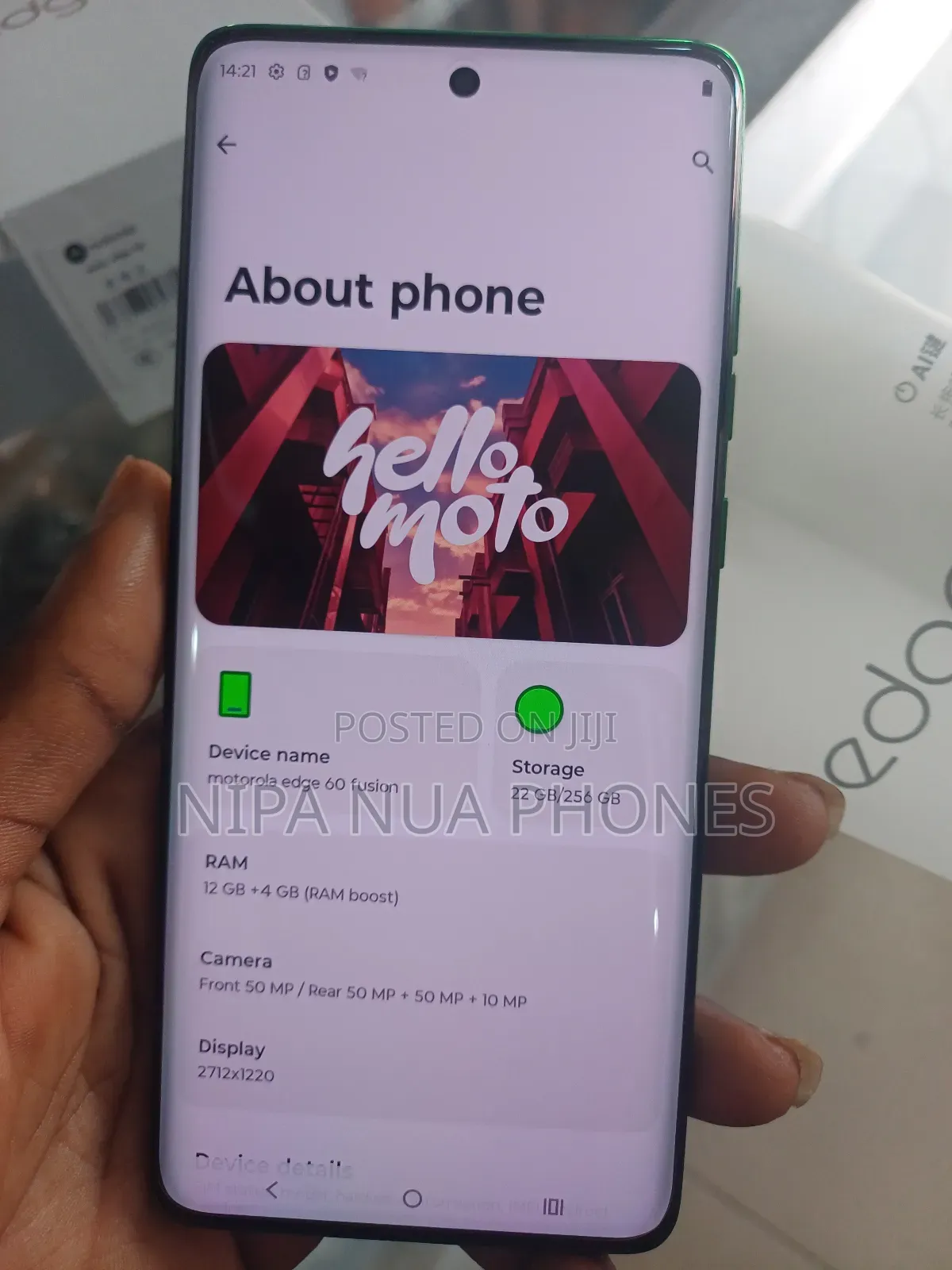 New Motorola Edge 60 Fusion 512 GB Black in Danfa - Mobile Phones, Nipa ...