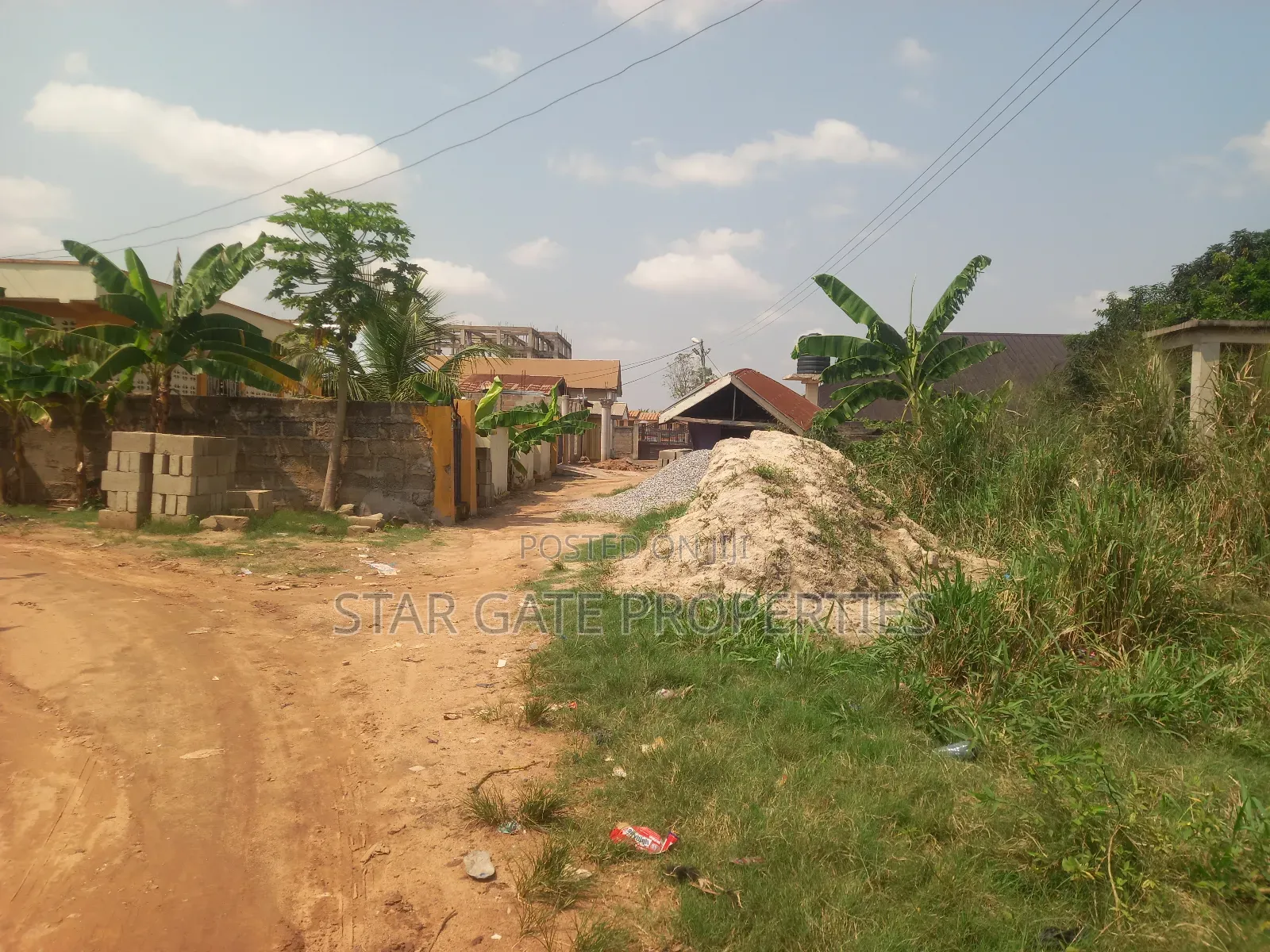 Plot For Sale At Kenyasi Adwumam ( 2nd Plot Main Road) in Kumasi ...
