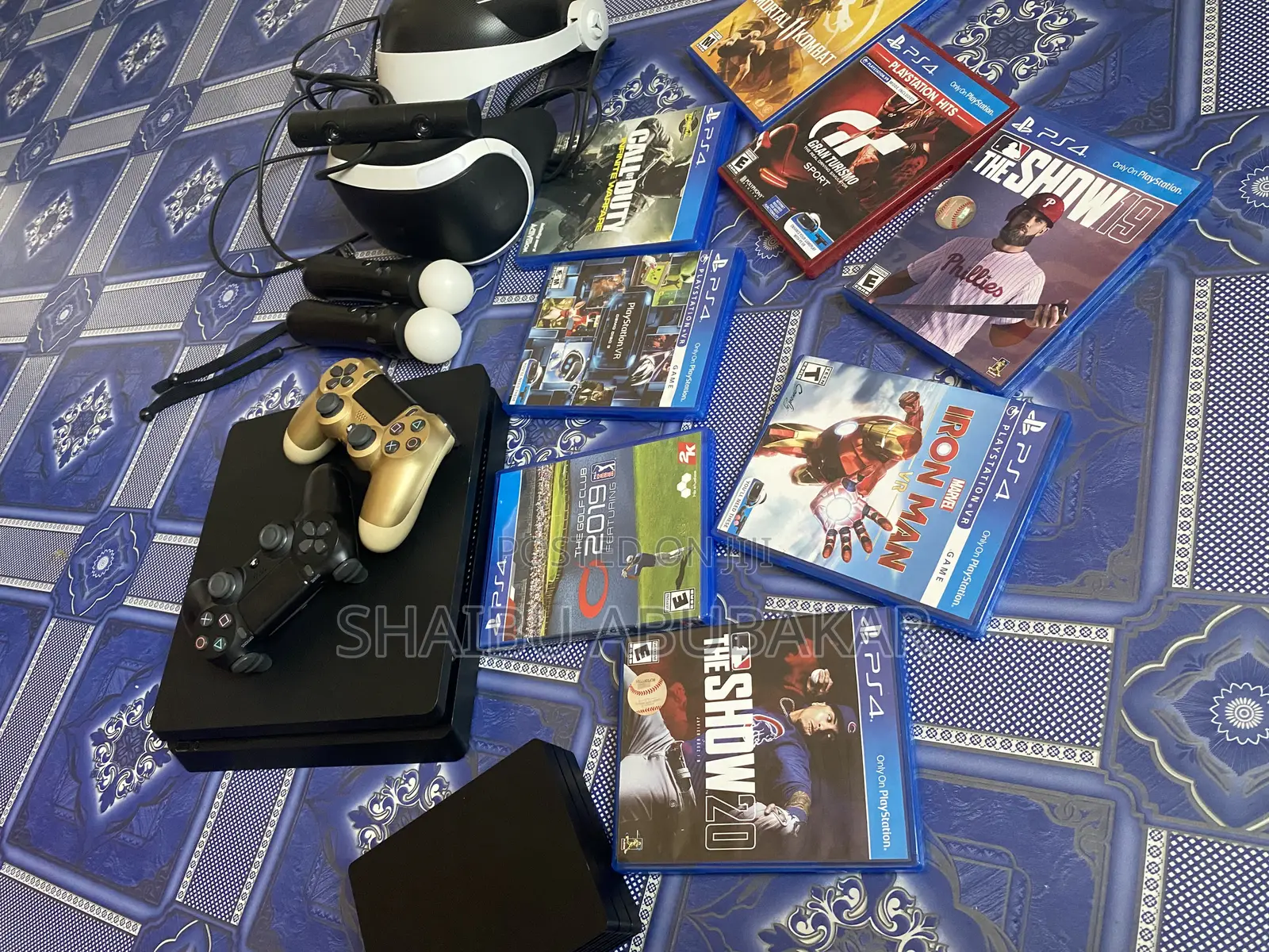 Sony Playstation 4 Slim 2 Pads 10 Games With Vr1 in Ga West Municipal ...