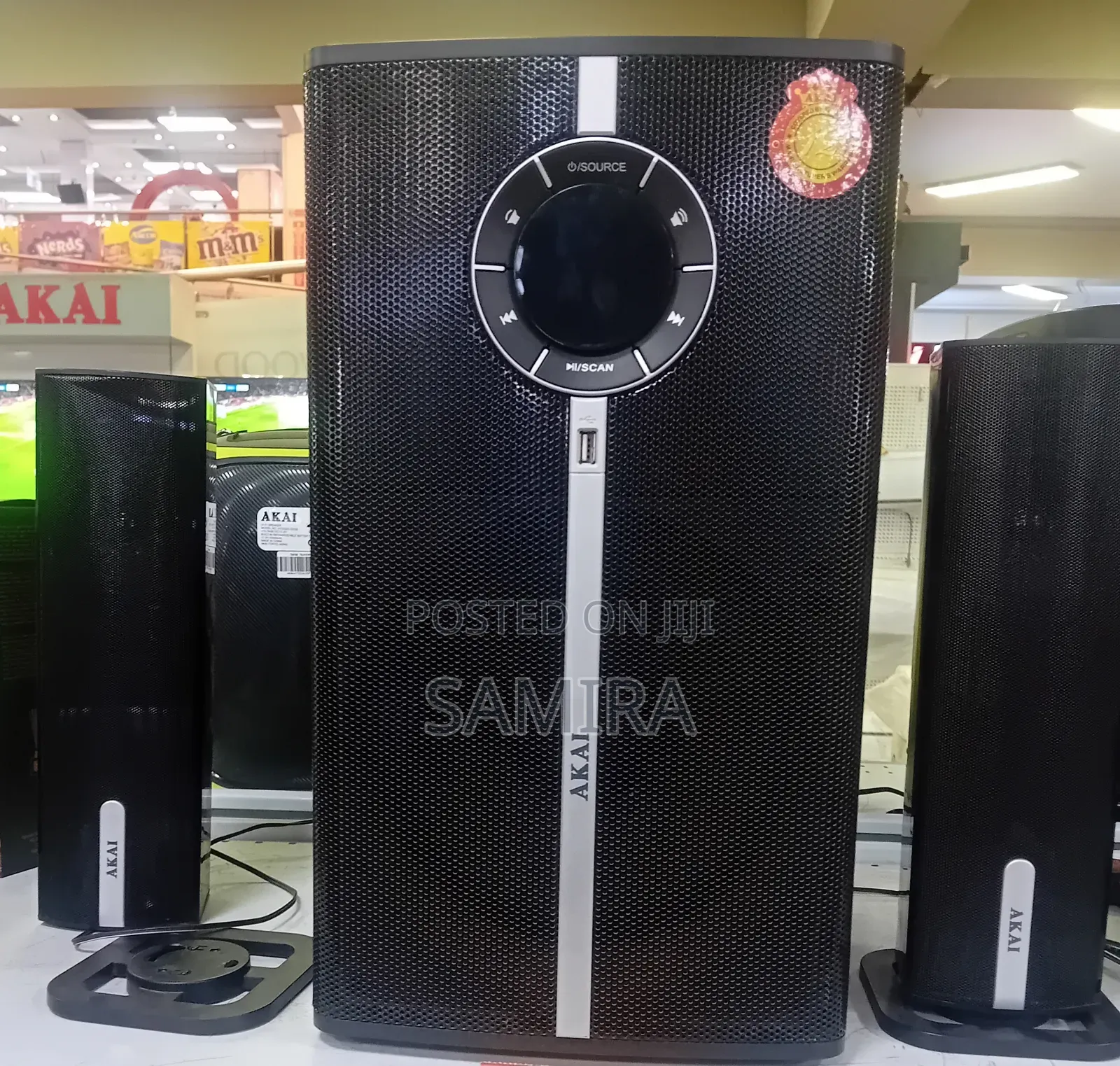 Akai 2.1 Channel Bluetooth Home Theatre Speaker System in Circle ...