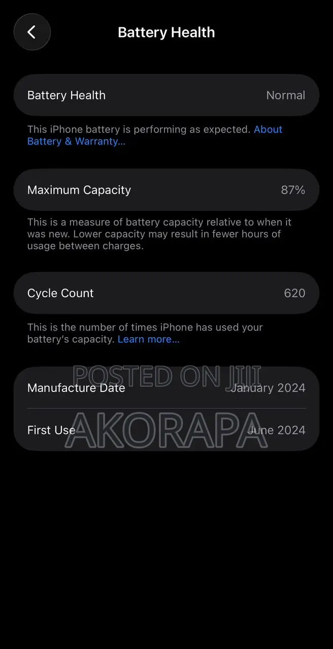 Apple iPhone 15 Pro 128 GB Gray in Berekum Municipal - Mobile Phones ...