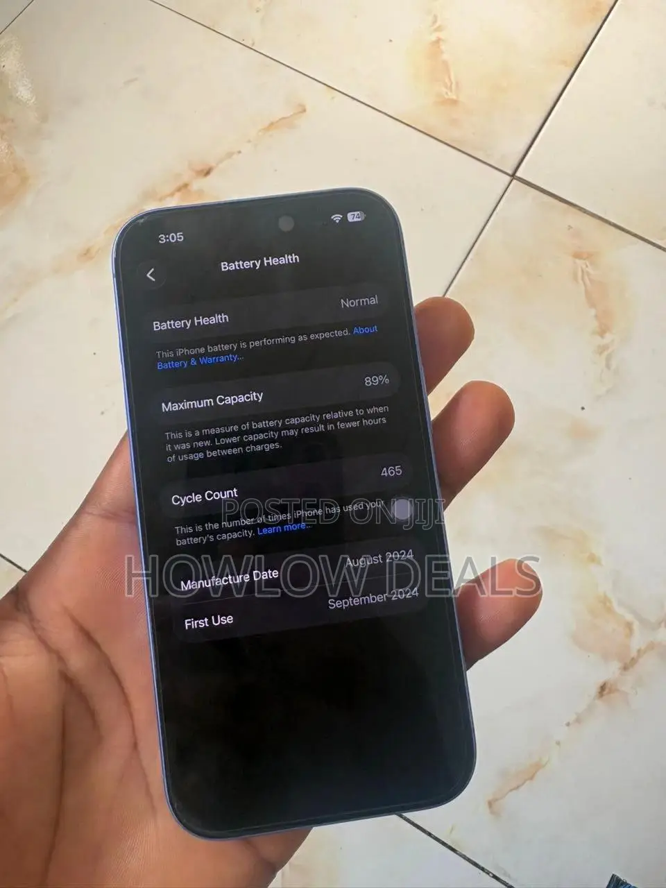 Apple iPhone 16 128 GB Blue in Taifa-Burkina - Mobile Phones, Howlow ...