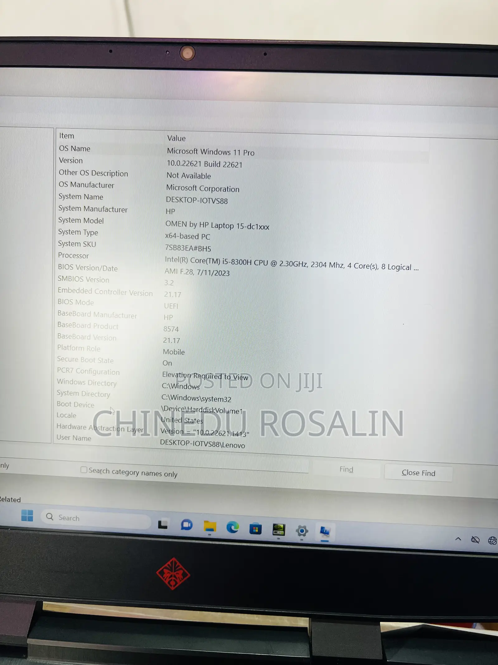 Laptop HP Omen 15 16GB Intel Core I5 SSD 1T in Kokomlemle - Laptops ...