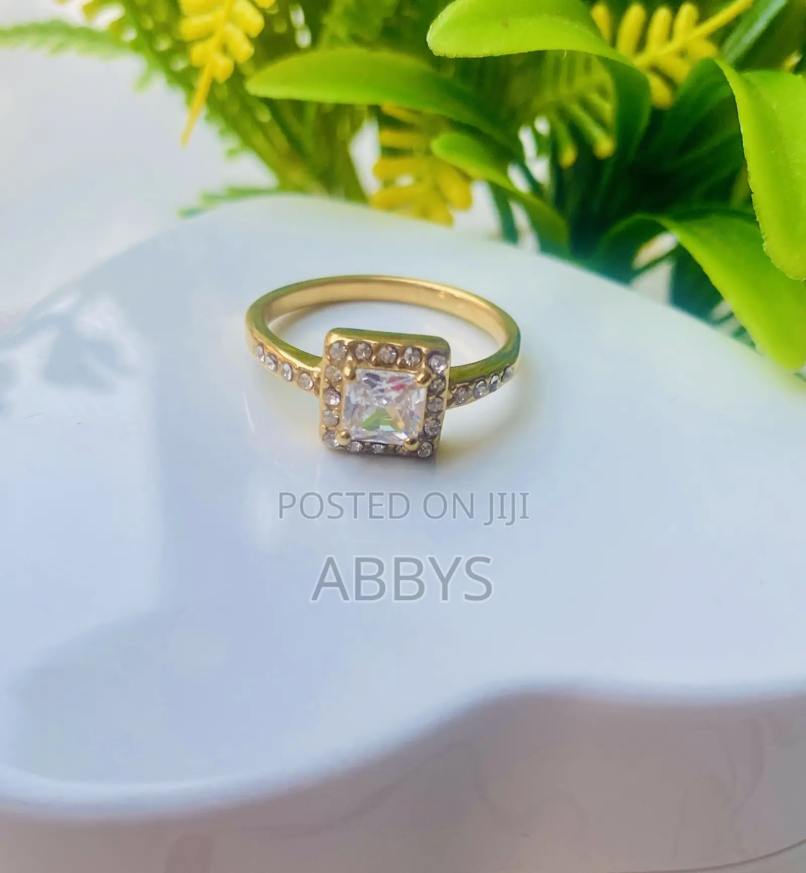 Square Shaped Non Fading Promise/Engagement Ring in Accra Metropolitan ...