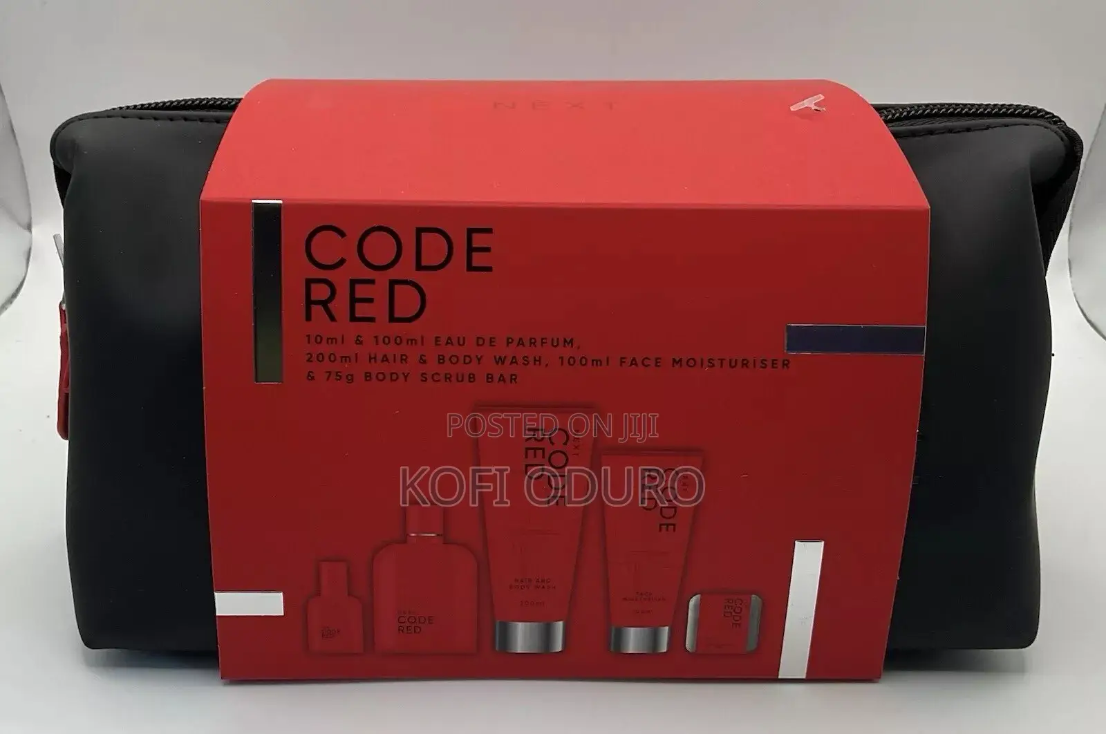 Code Red Eau De Parfum and Toiletries Washbag Gift Set ** Brand New ...