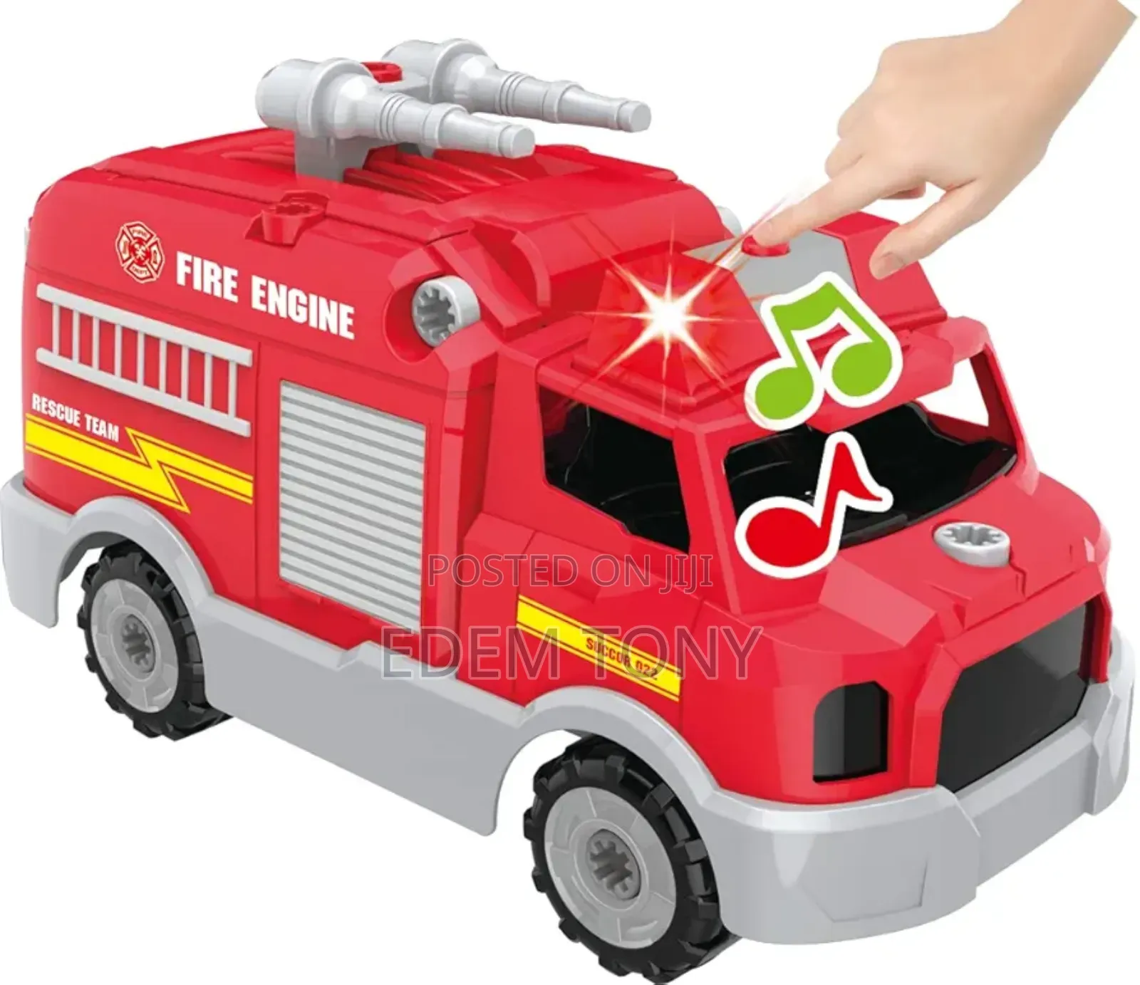 This Is a Take-Apart Toy Fire Engine for Children in Accra Metropolitan ...