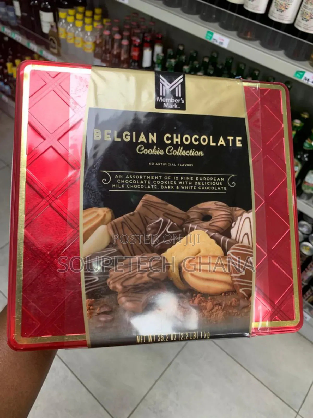 Member's Mark Belgian Chocolate Cookie Collection Tin in Kumasi ...