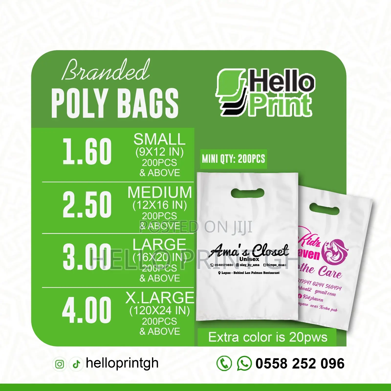 Polybag Printing in Lapaz - Printing Services, Hello Print | Jiji.com.gh