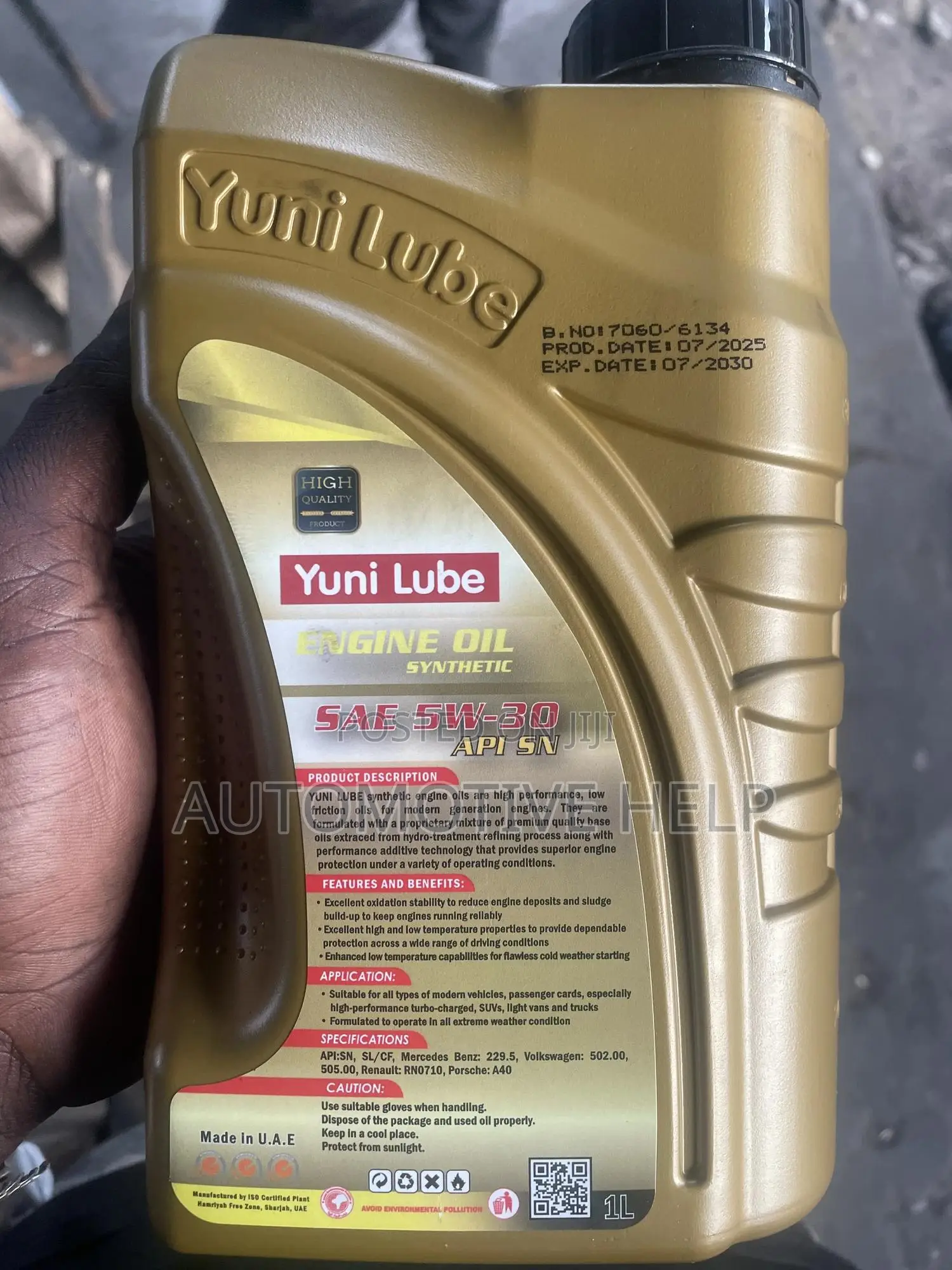 Yuni Lube 10w-40 in Abossey Okai - Vehicle Parts & Accessories ...