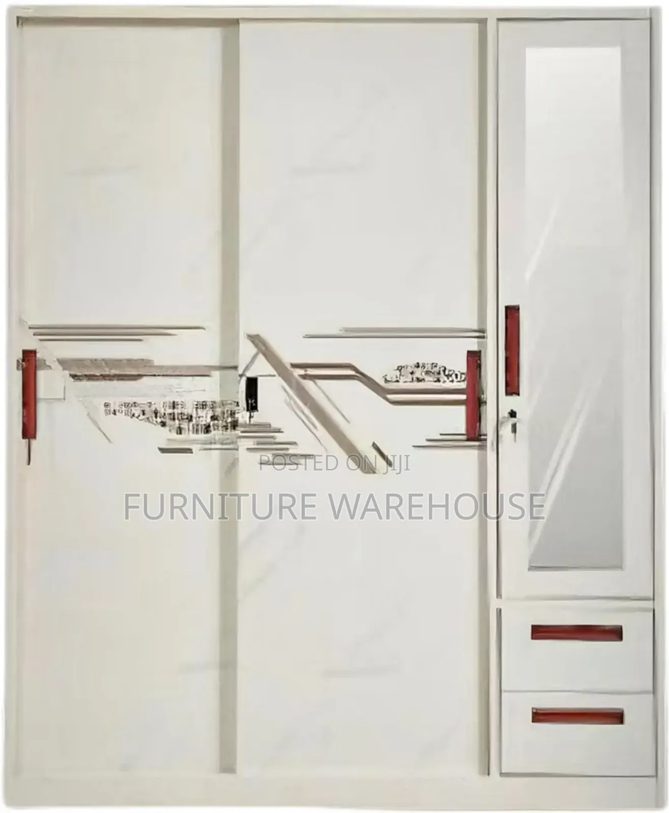 Three Door Wardrobe in Spintex - Furniture, Eugene Ayiku | Jiji.com.gh