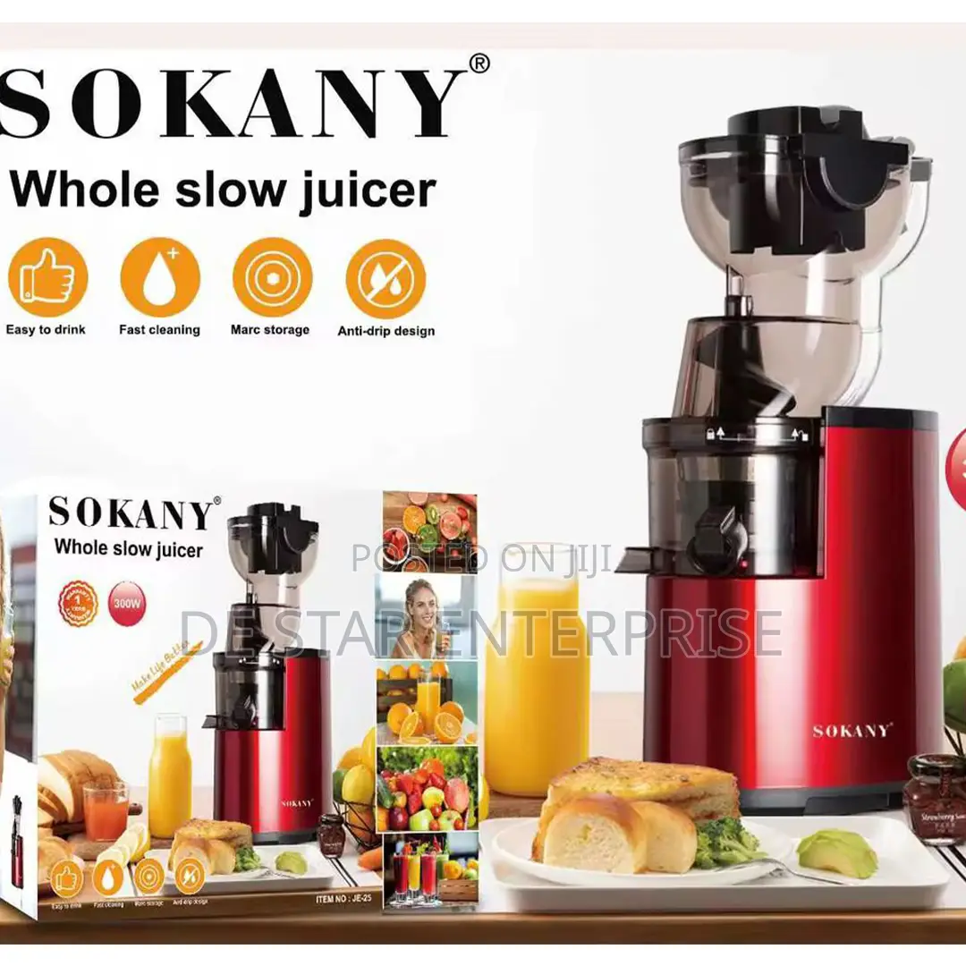 Get Healthy With Sokany 300w Slow Juicer in Dome - Kitchen Appliances ...