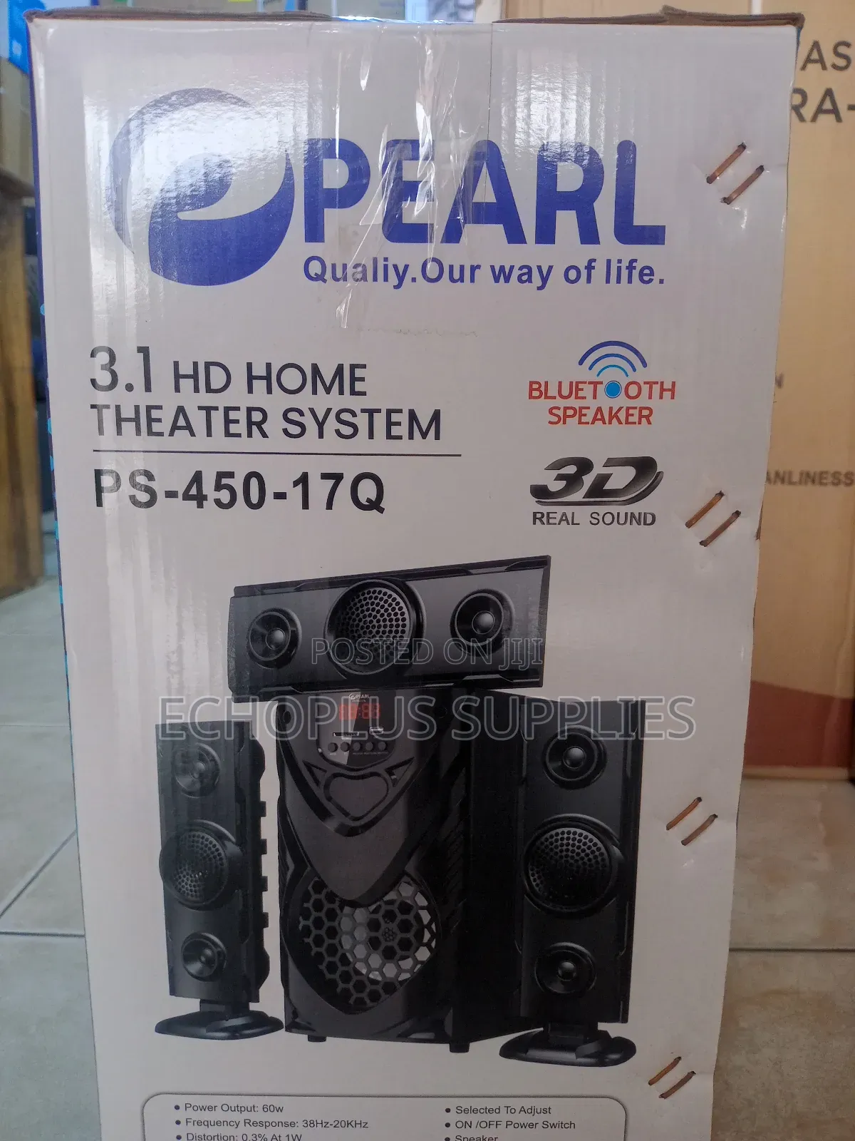 Pearl Powerful Bluetooth Speaker With Subwoofer/Home Theater System in ...