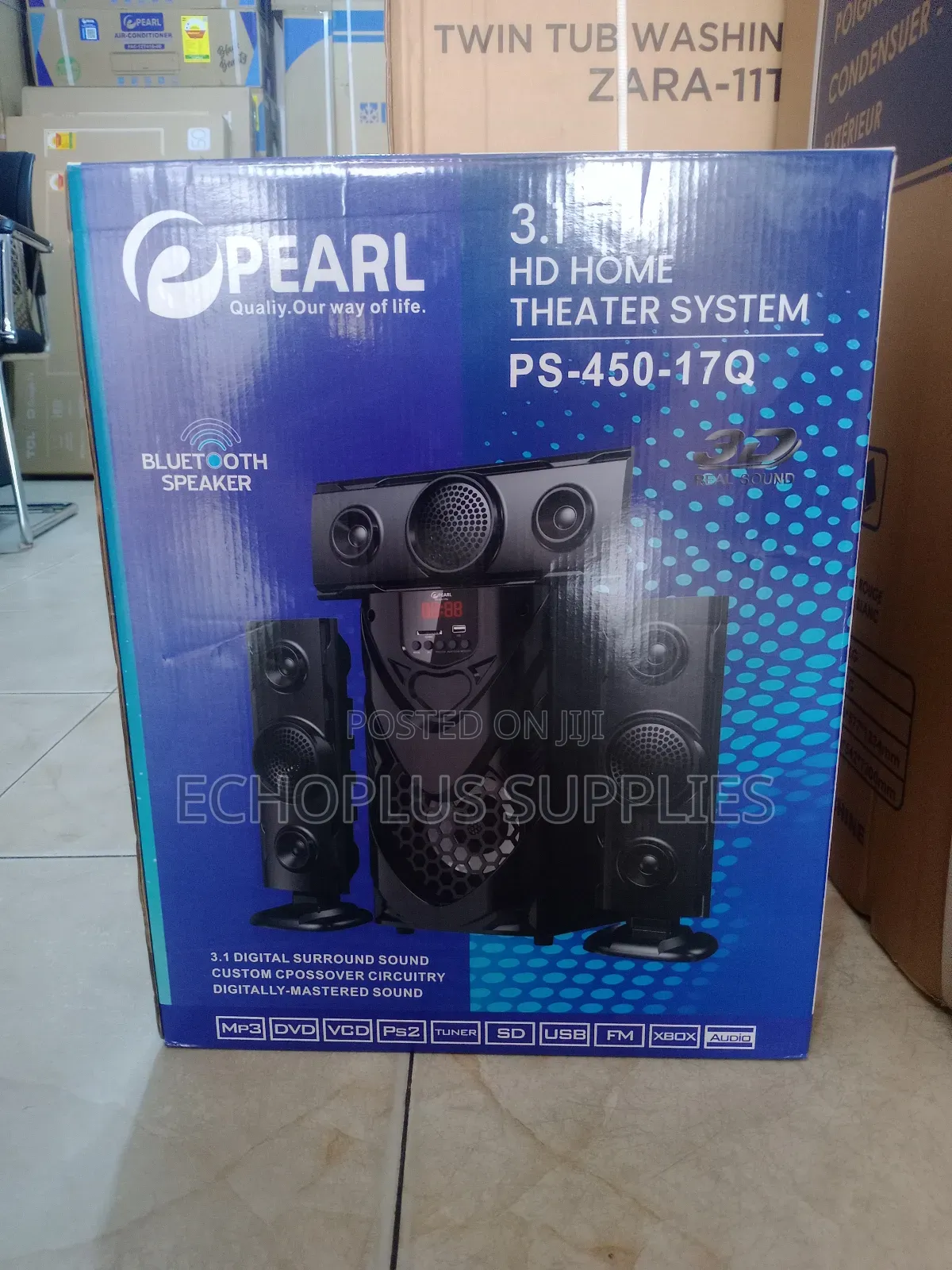 Pearl Powerful Bluetooth Speaker With Subwoofer/Home Theater System in ...