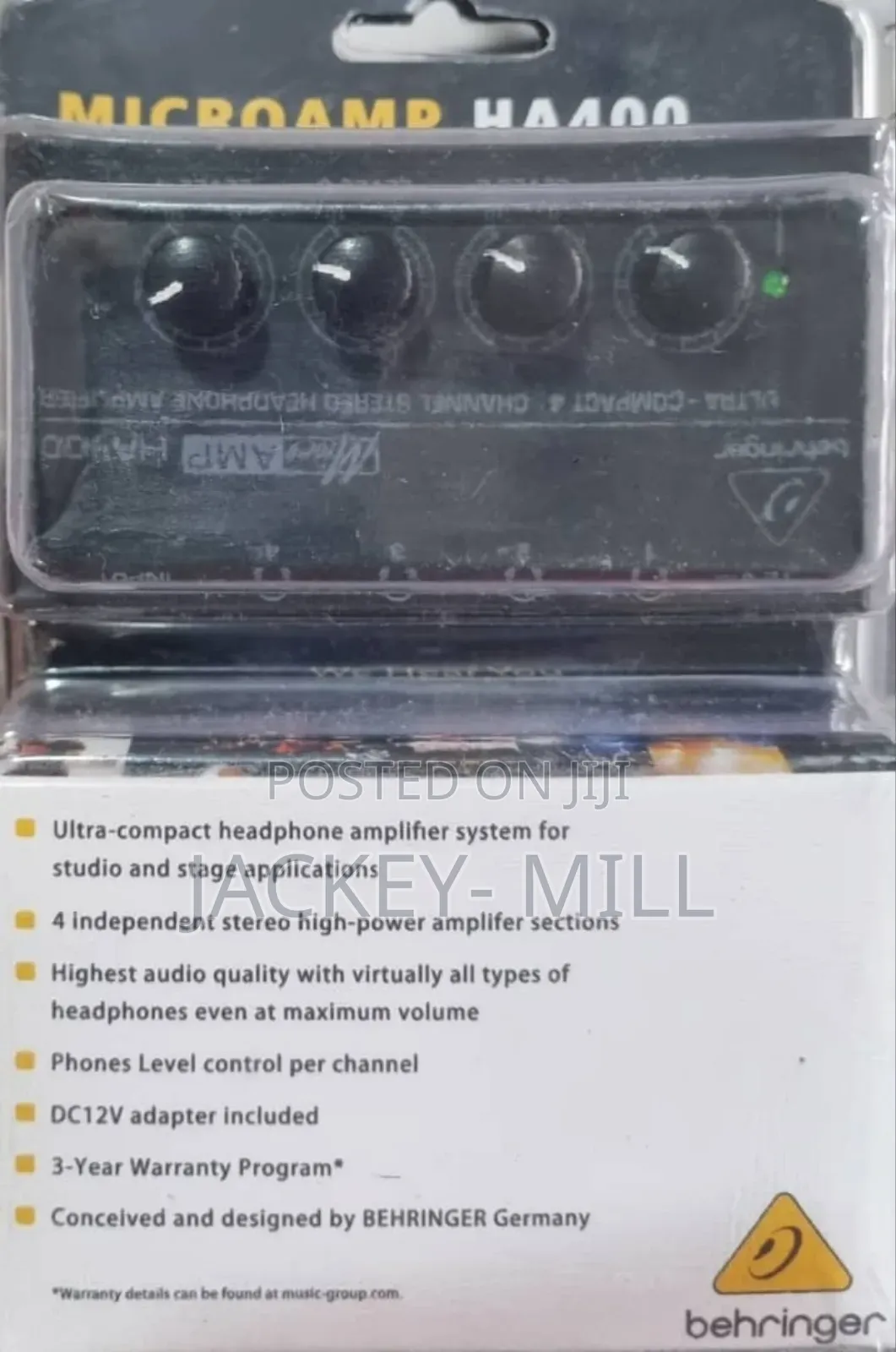 Behringer Microamp Ha400 Headphone Amplifier in Takoradi - Audio ...