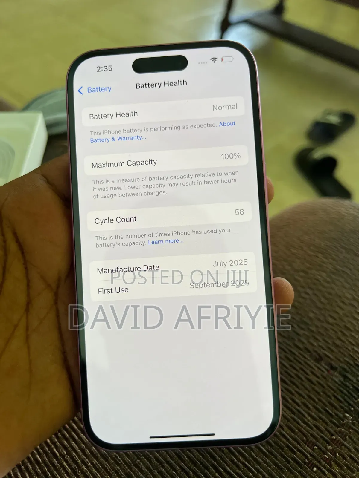 Apple iPhone 16 128 GB Pink in Dansoman - Mobile Phones, David Afriyie ...