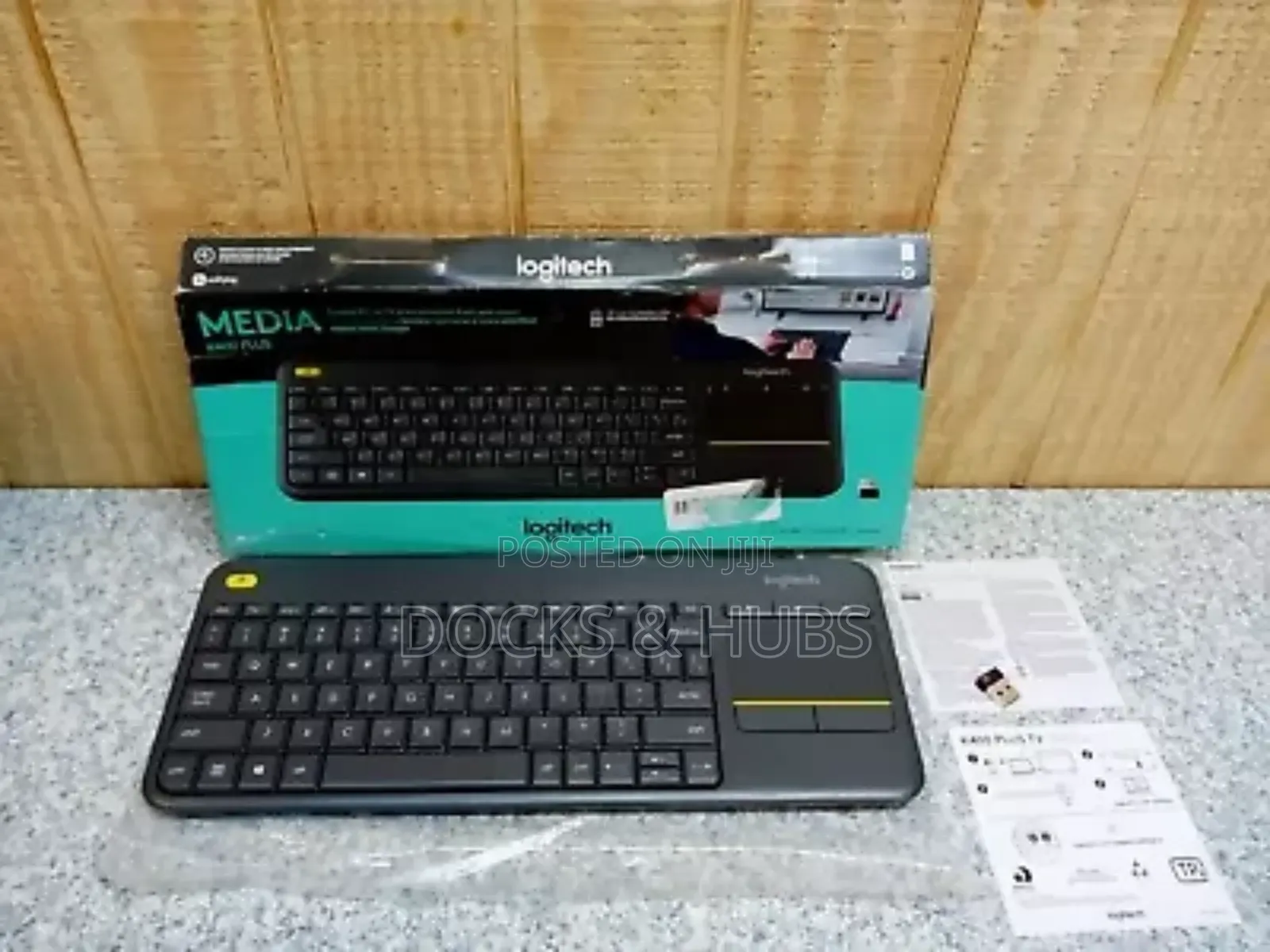 Logitech Plus Wireless Keyboard for Pc/Tv/Laptop With Touchpad in ...