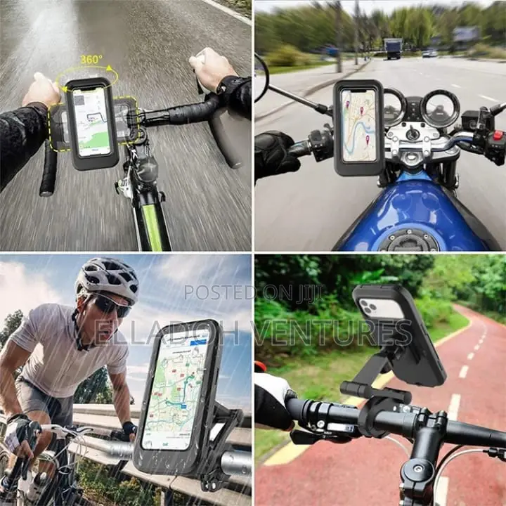Waterproof Motorcycle Phone Holder in Circle - Accessories for Phones ...