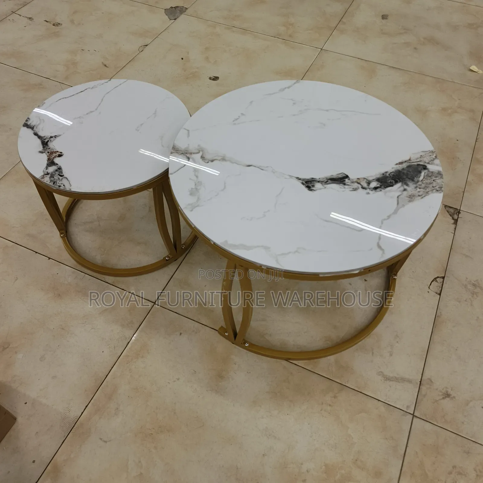 Marble Top Modern Round Nesting Coffee Tables in Weija - Furniture ...