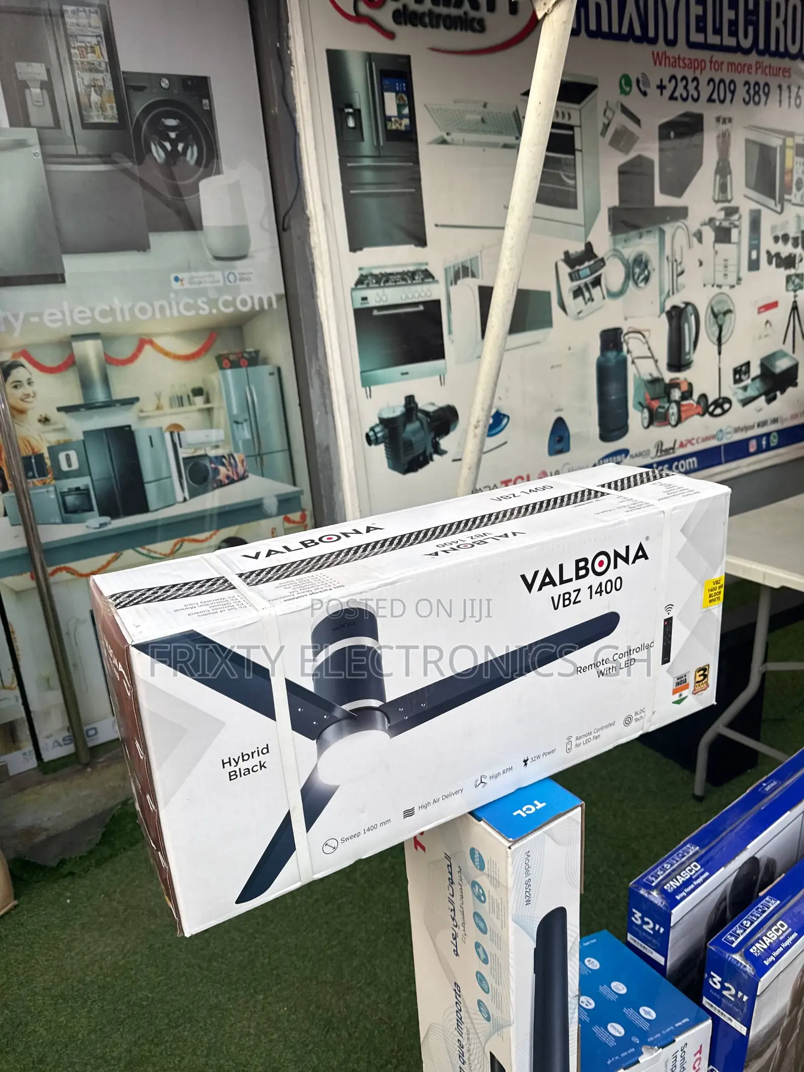 Brand New - Valbona Bloom White VBZ 1400 Remote Control Led Fan in ...