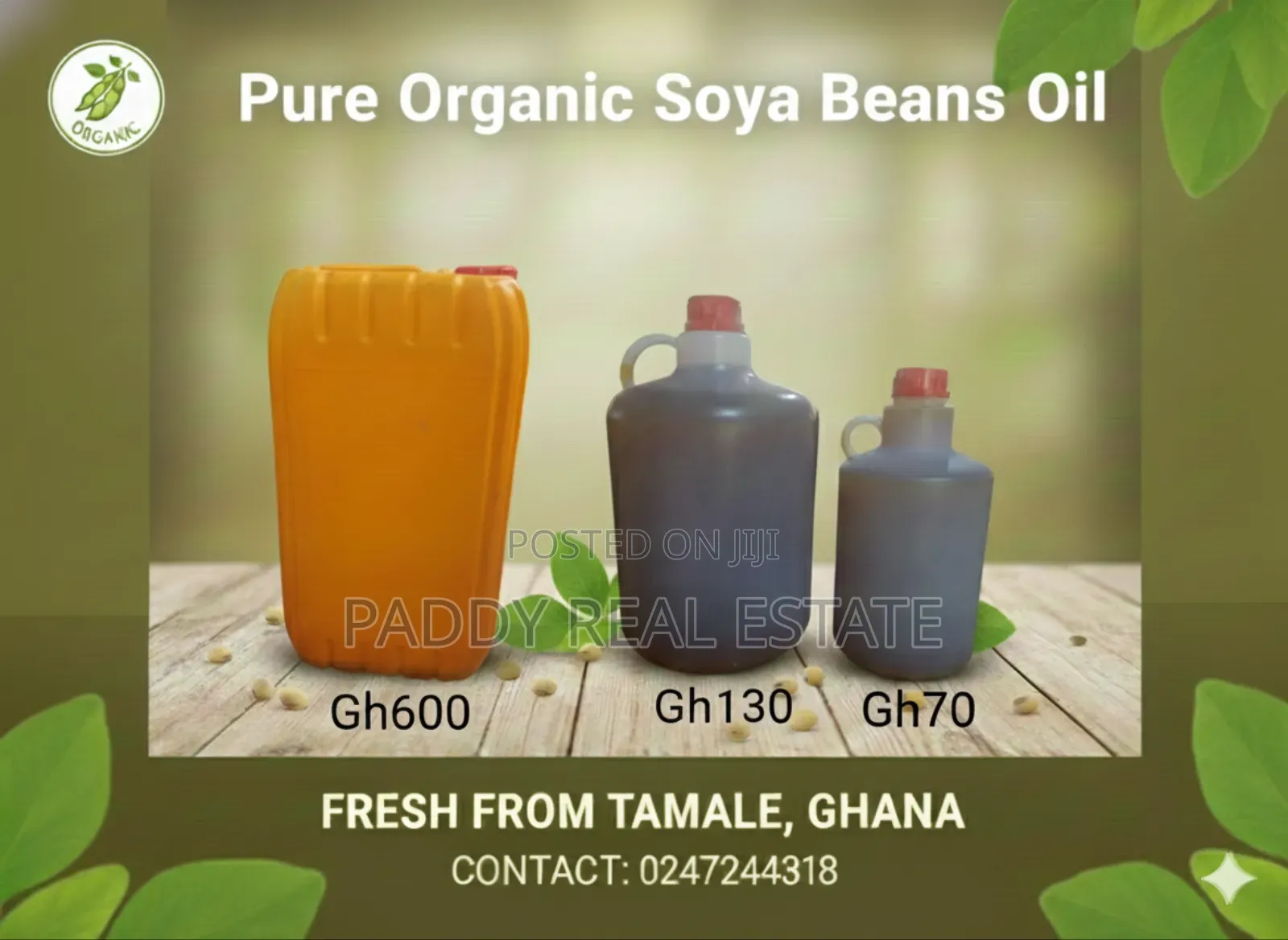 Pure Organic Soya Beans Oil in Tamale Municipal - Food & Beverages ...