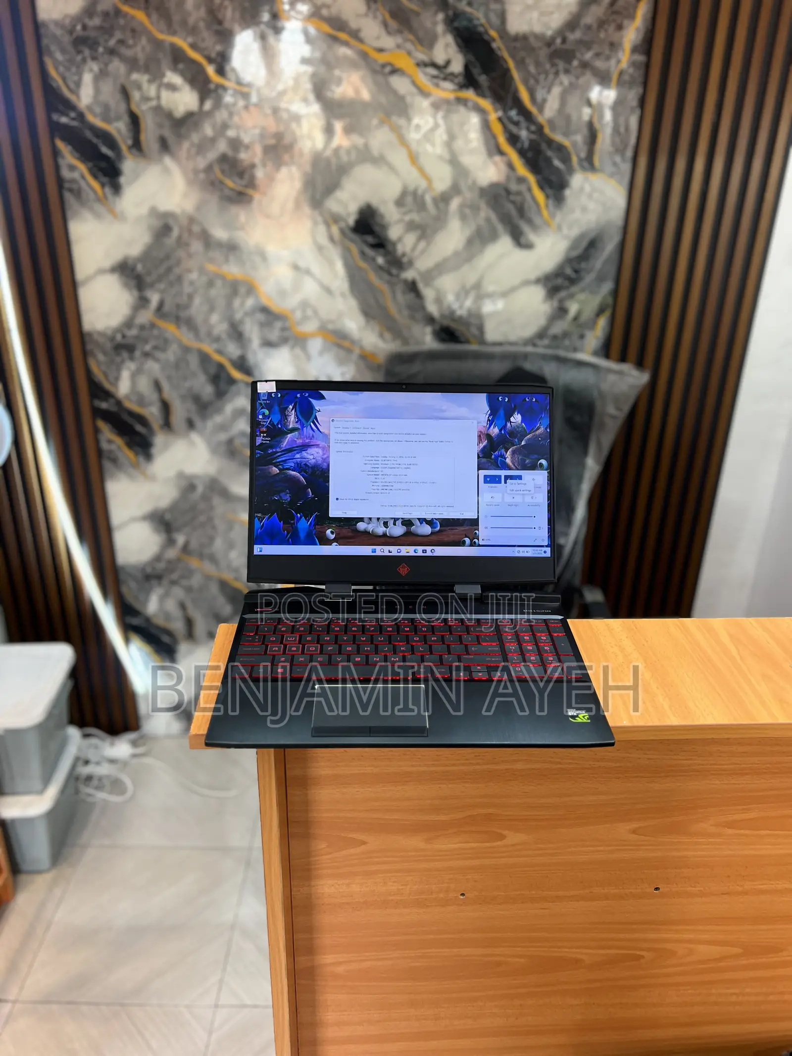 Laptop HP Omen 15 16GB Intel Core I5 SSD 512GB in Kumasi Metropolitan ...