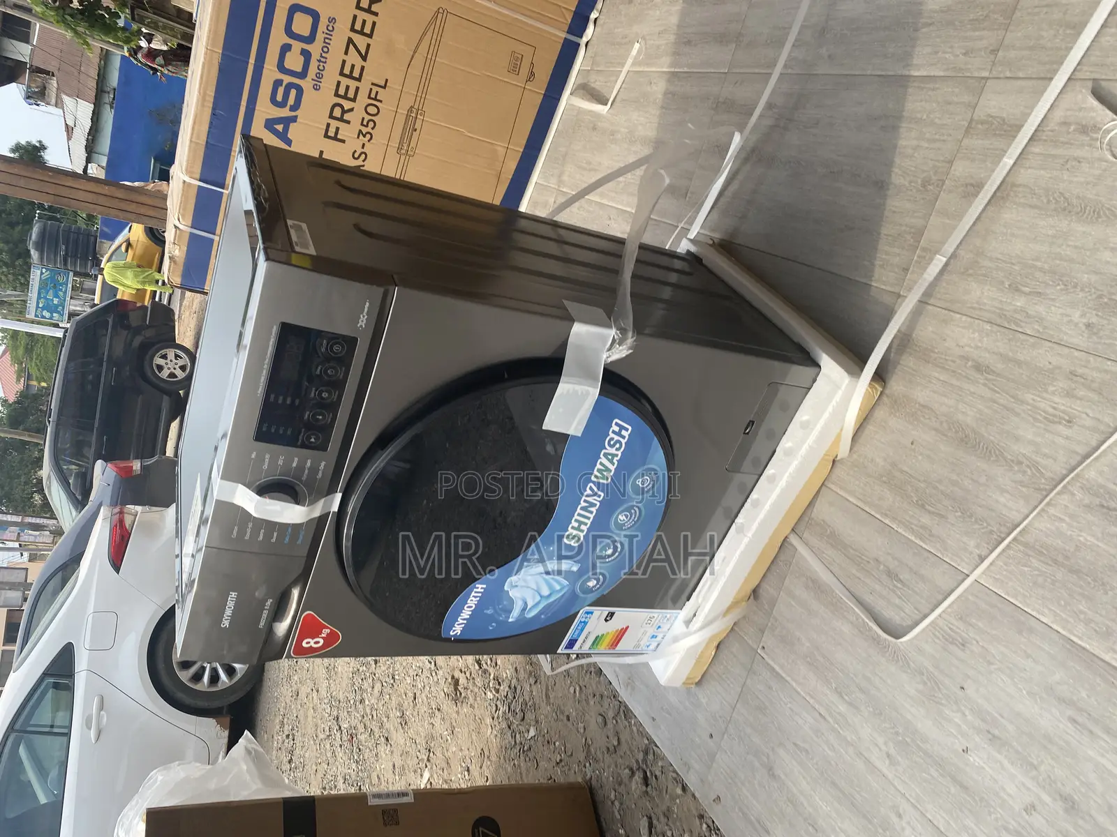 Tackle Stains With the Glamorous Skyworth 8kg Front Load Washer in ...