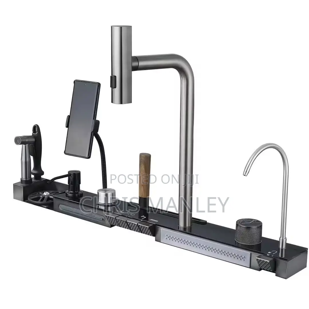 Smart Luxury Waterfall Kitchen Sink With Phone Holder in Gbawe ...
