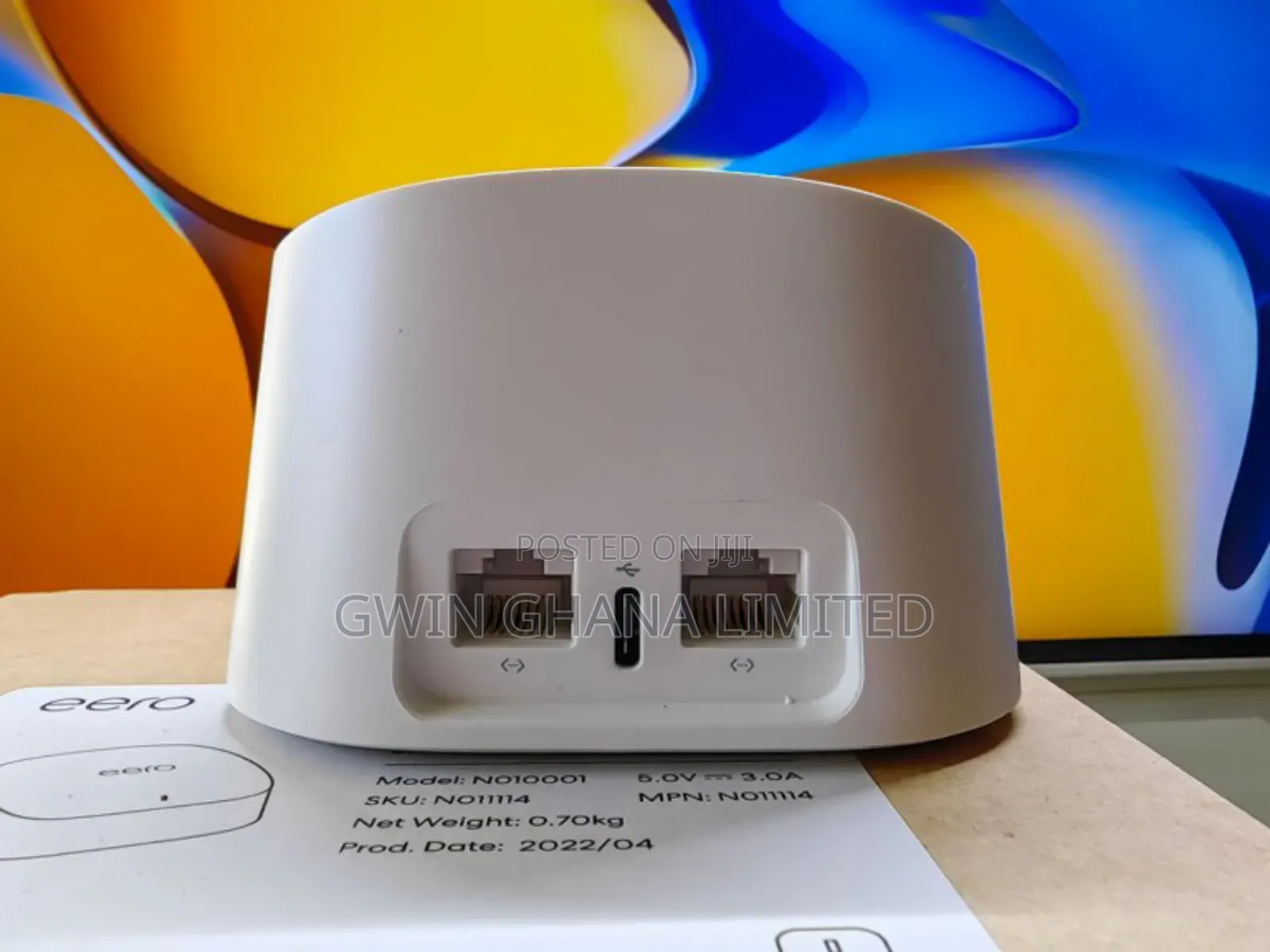 Amazon Eero 6+ Gigabit Wifi 6 Mesh Router Gigabit,1,500sqft.75+ Devic ...